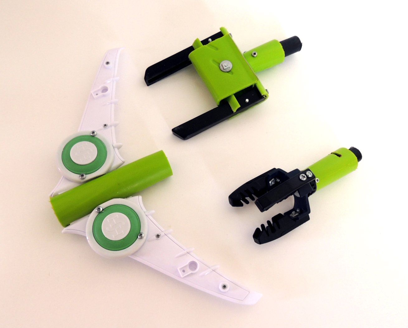 Superheroic Wrist Gun (made of Plastic Trash and an Old Leather Boot ...