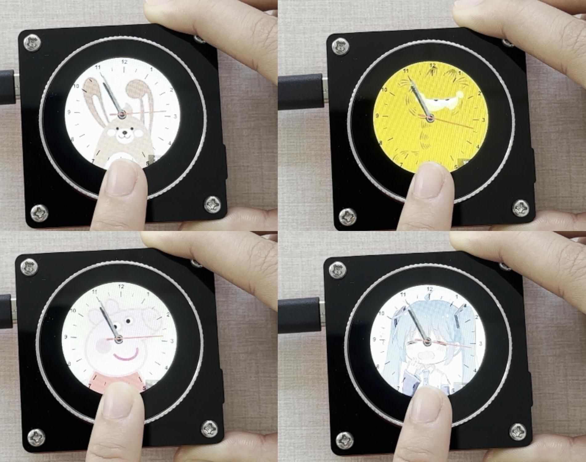 Cartoon Digital Clock With Switchable Style : 3 Steps - Instructables
