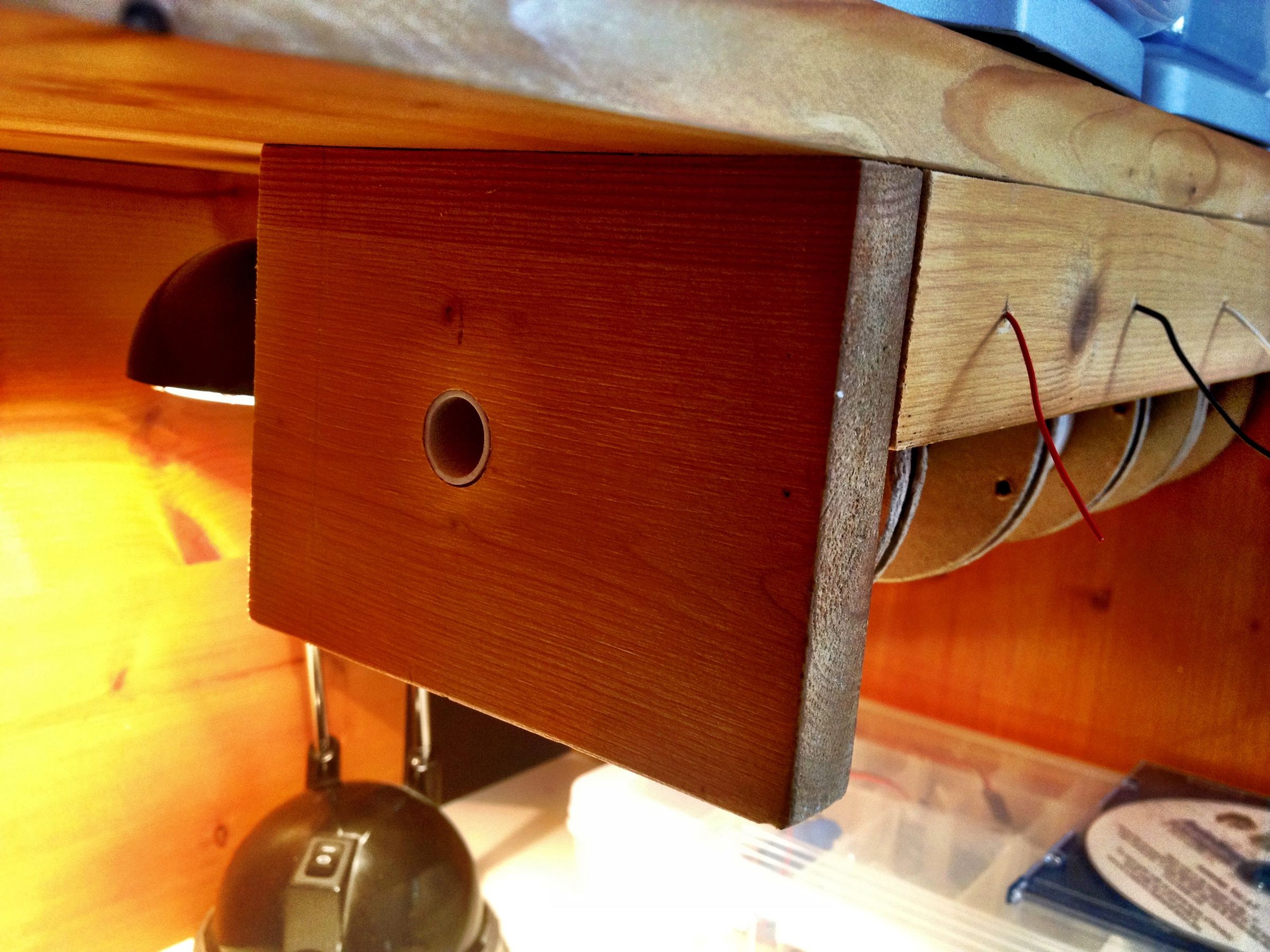 Easy Work Bench Organizer With Wire Dispenser (with Pictures ...