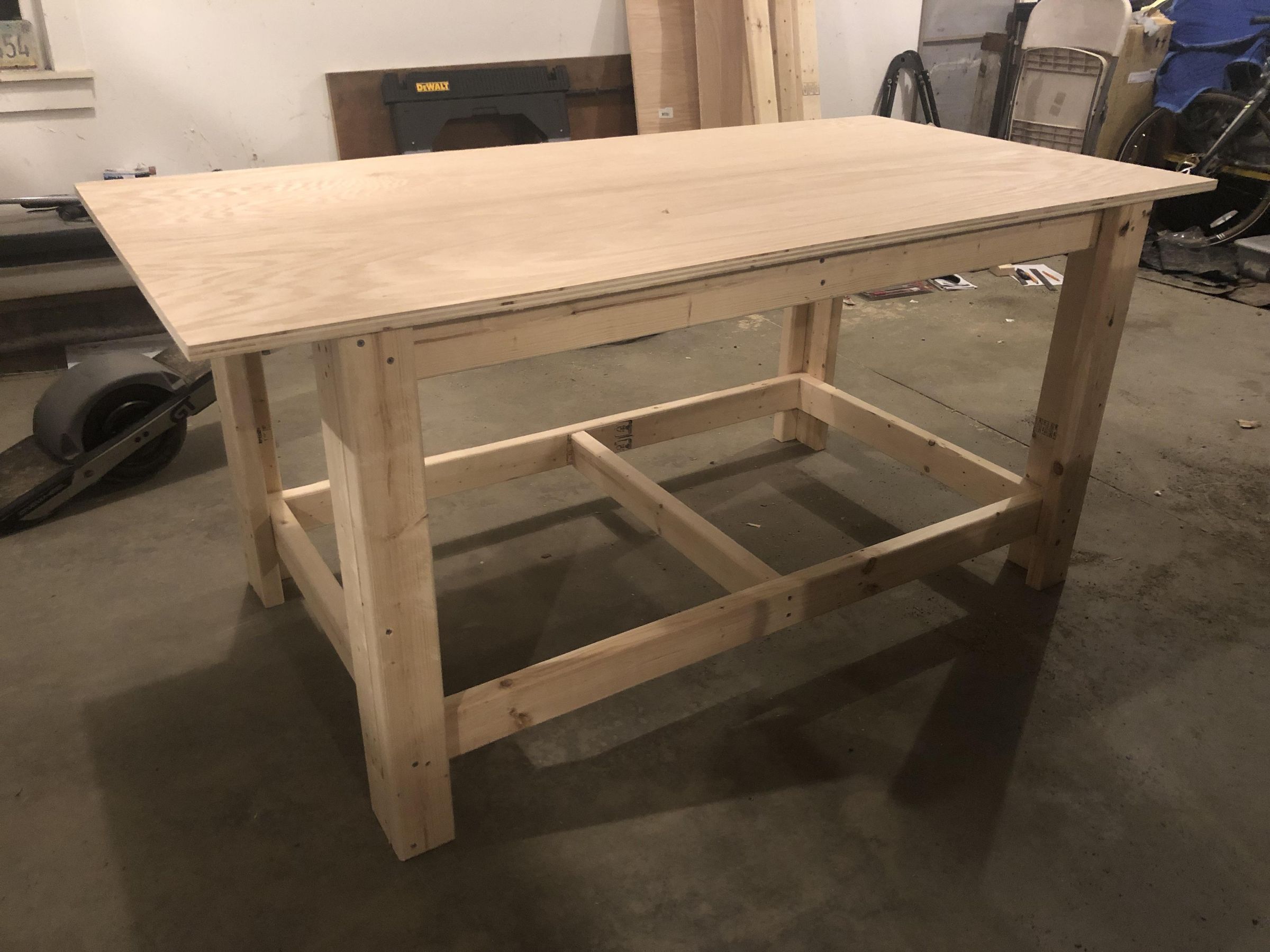 How to Build a Sturdy Workbench Inexpensively : 5 Steps (with Pictures) - Instructables