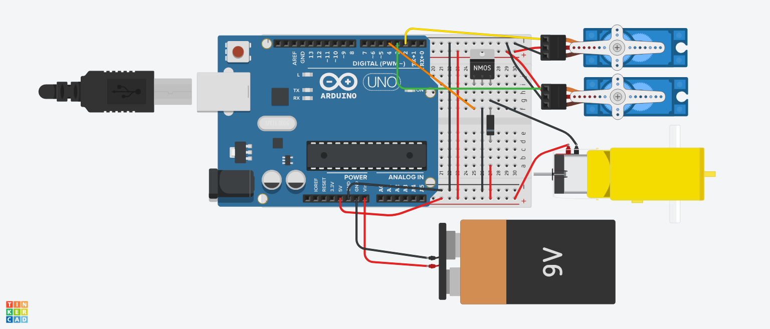 Rubber Band Gatling Gun Turret (Arduino) : 12 Steps - Instructables