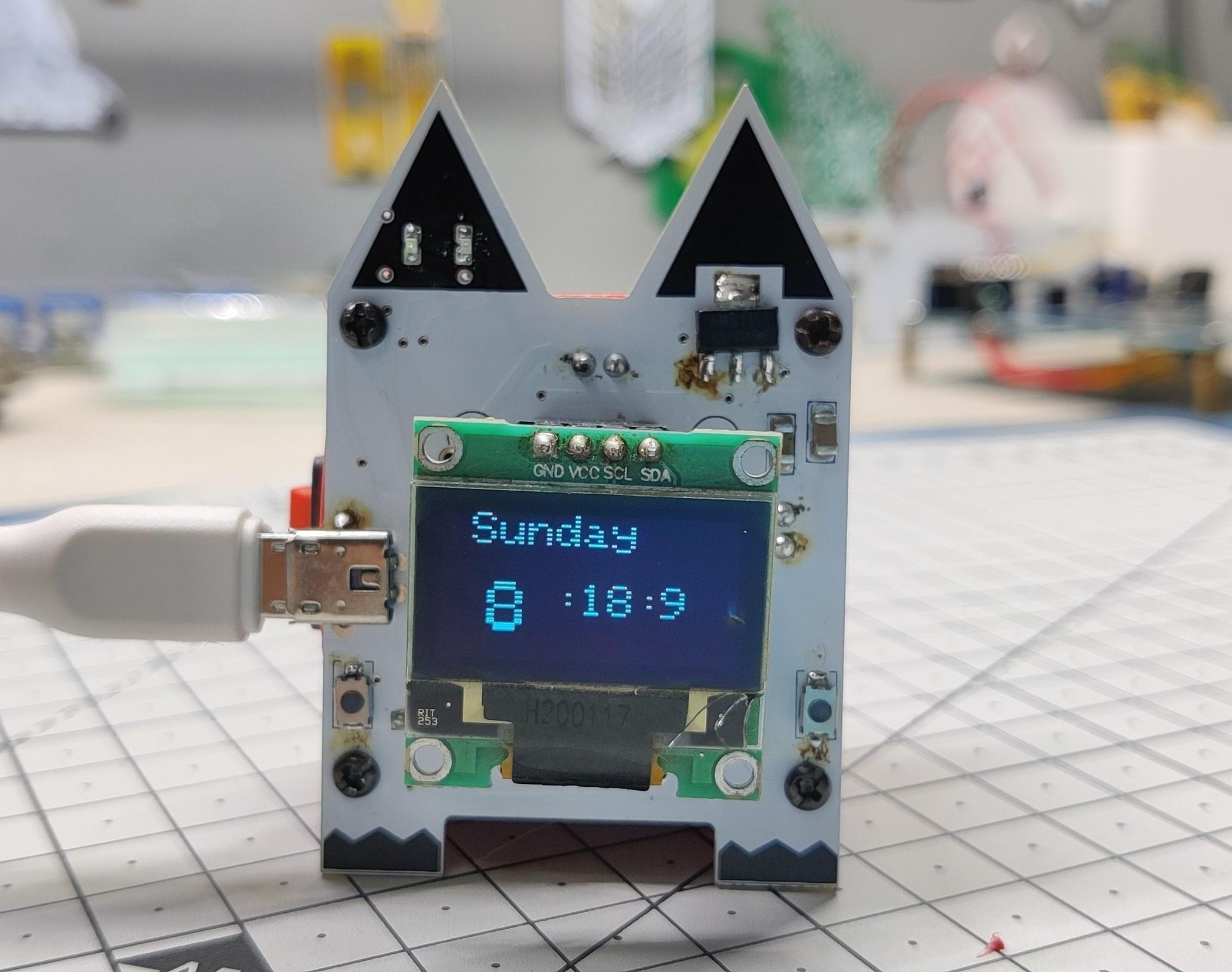 CATCUBE Internet Clock : 7 Steps (with Pictures) - Instructables