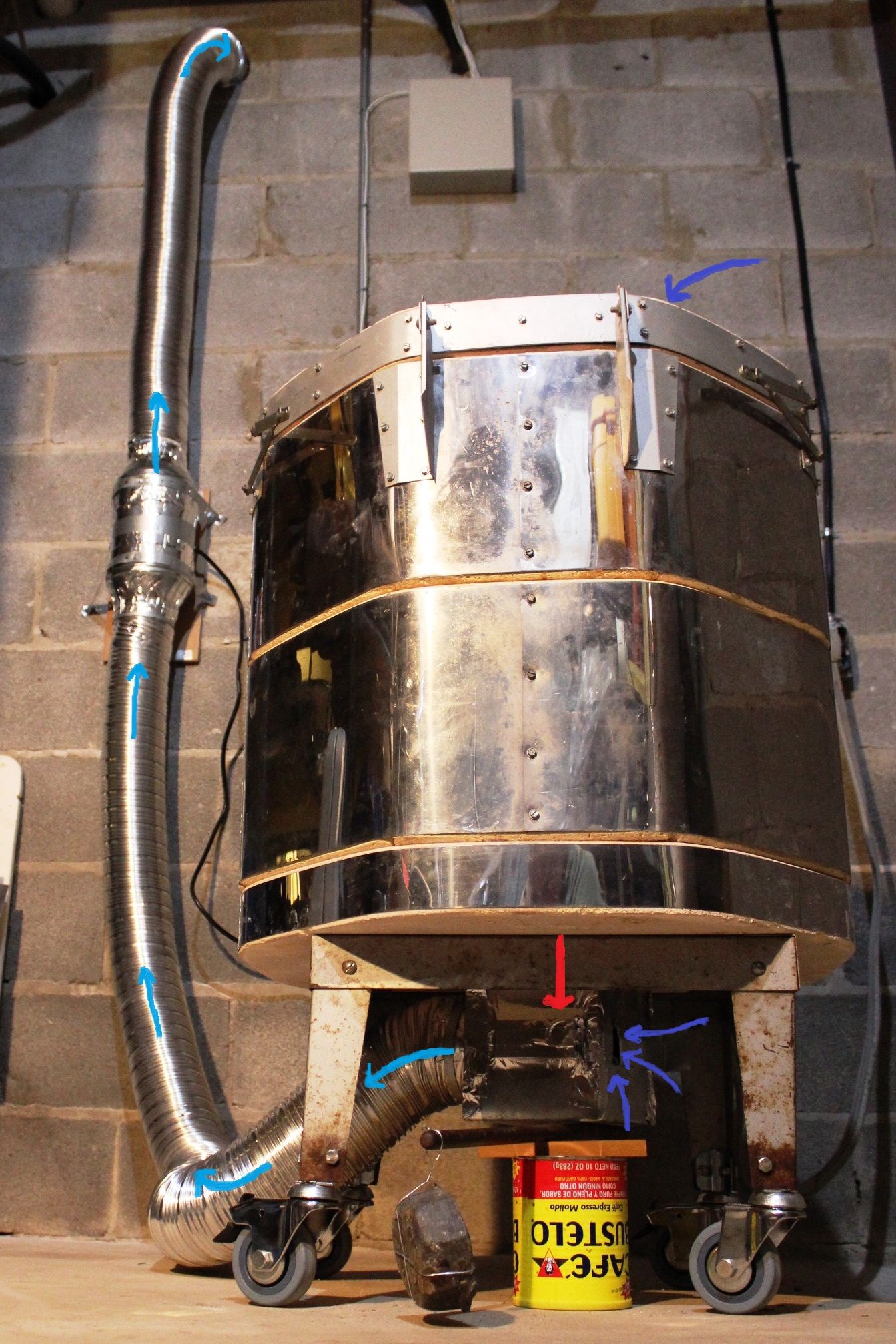 How to Make a Downdraft Kiln Vent : 8 Steps (with Pictures) - Instructables