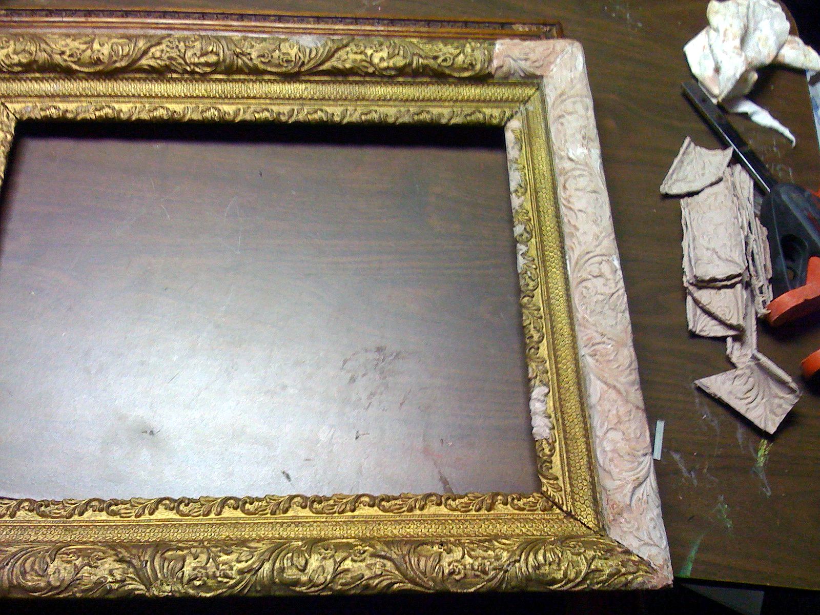 Restoration of an Estate Sale Find... a 100-year-old Antique Picture ...