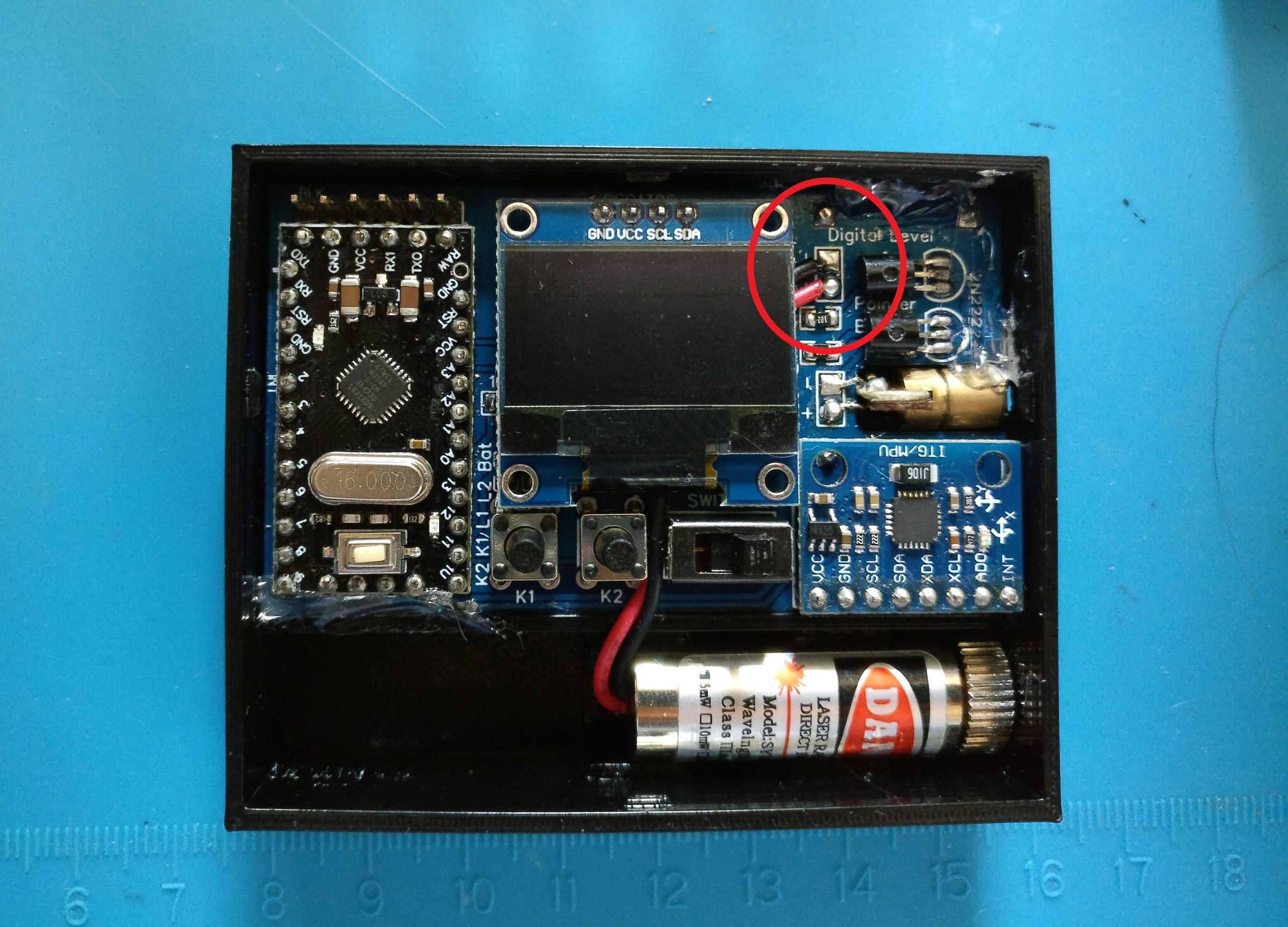 Digital Level With Cross-Line Laser : 15 Steps (with Pictures ...