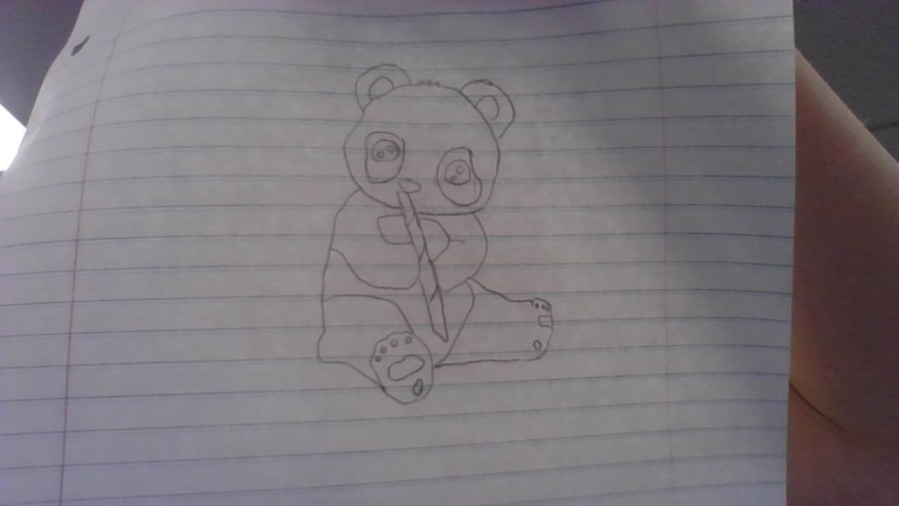How to Draw a Cute Baby Panda : 4 Steps - Instructables