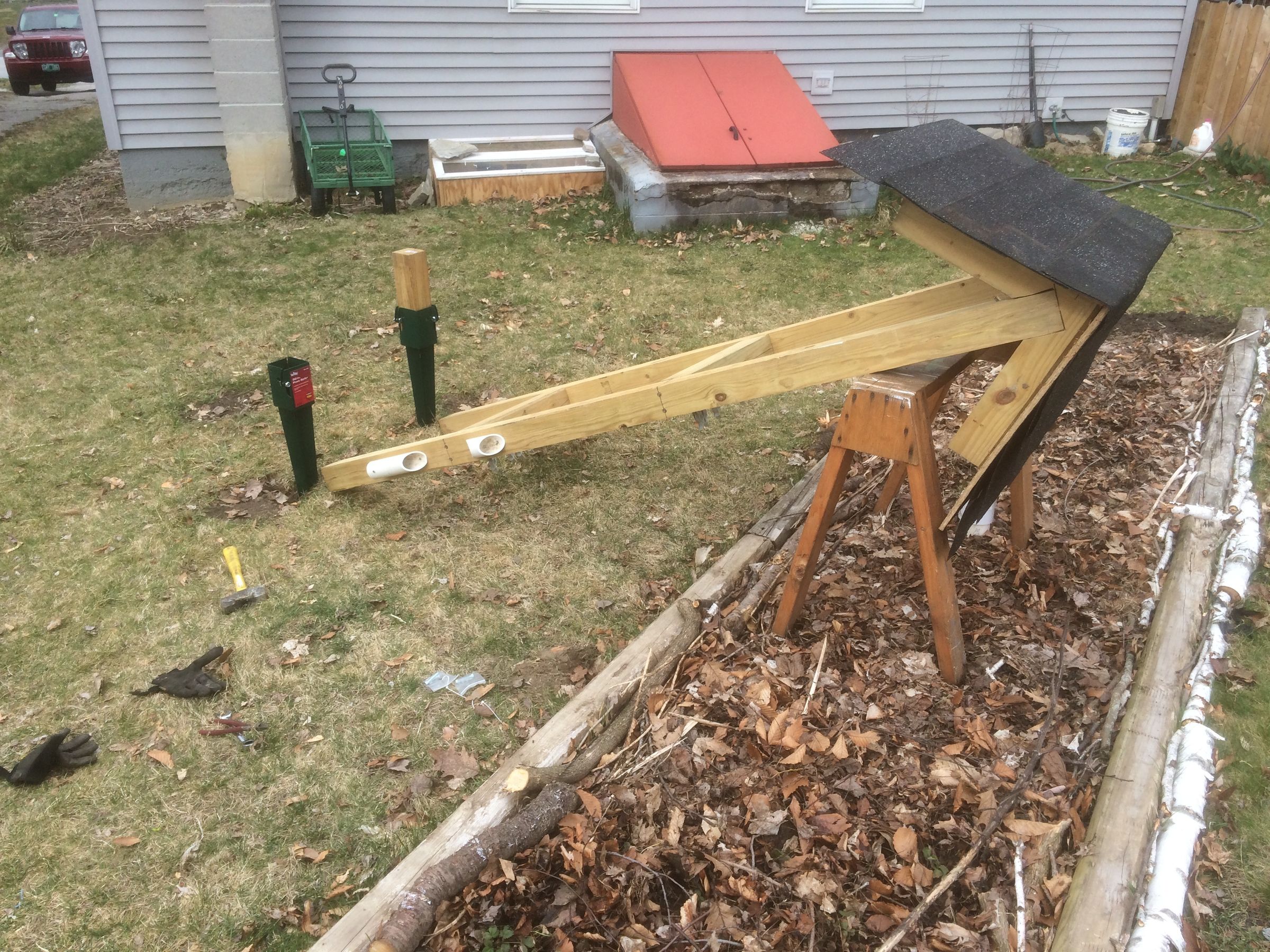 Build a Freestanding Open Tool Shed As a Self-isolation/self-reliance ...