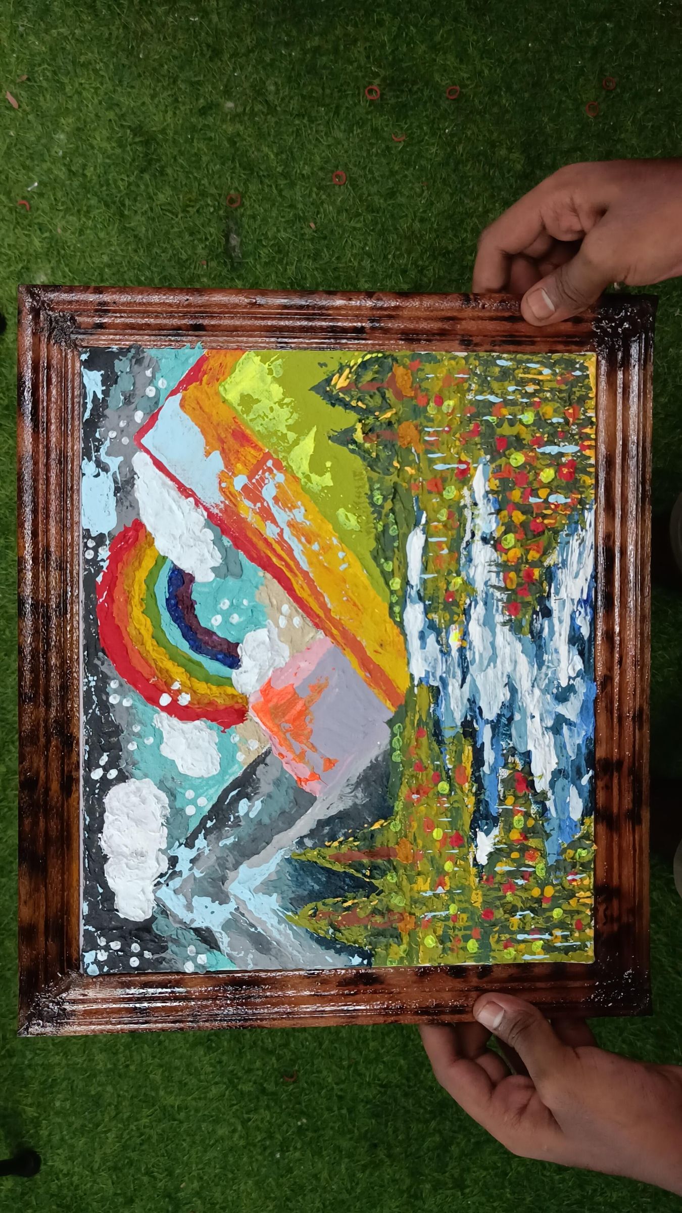 A Paper Mache Landscape Art : 5 Steps (with Pictures) - Instructables