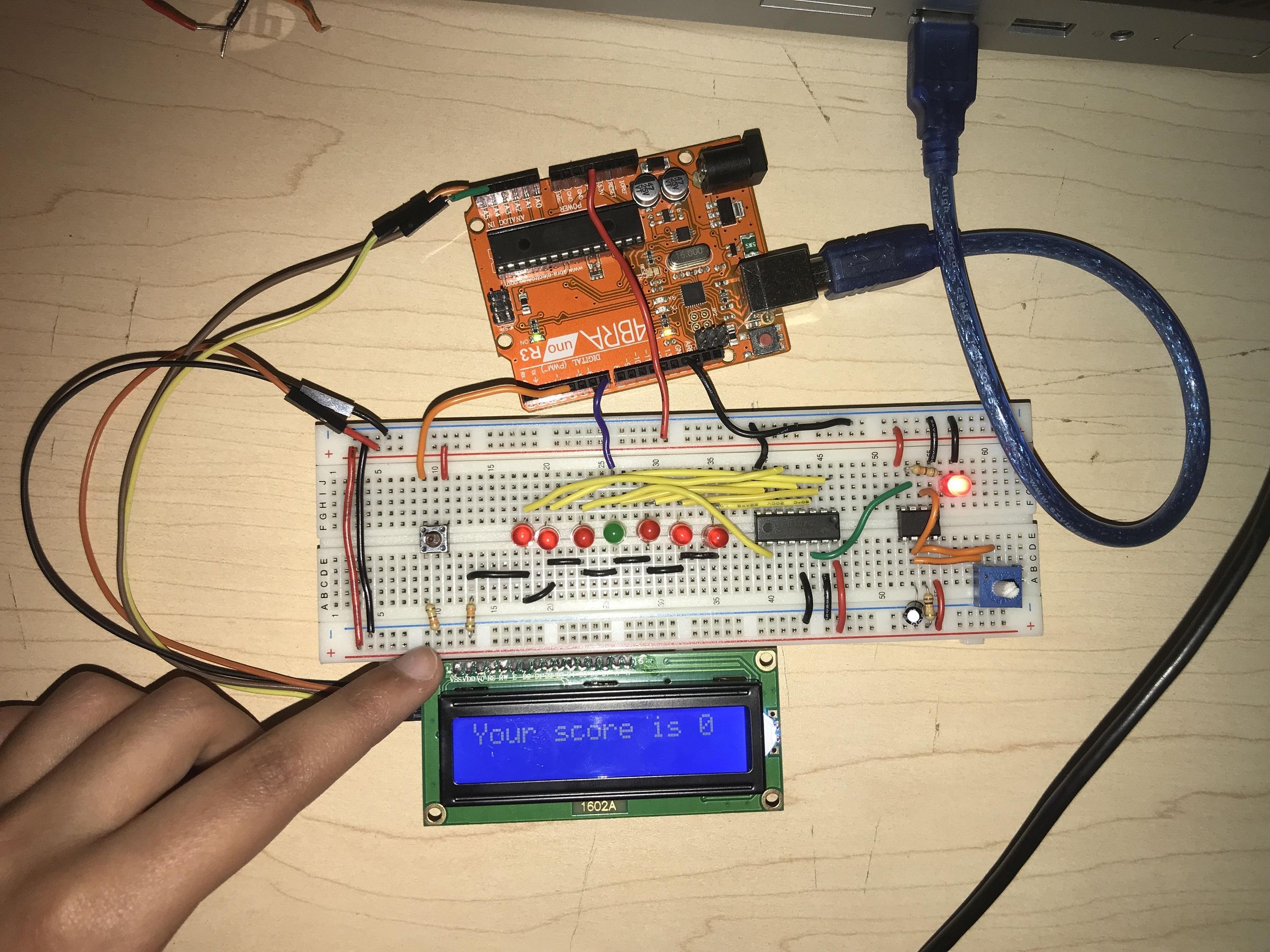 LED Chaser Arcade Game : 5 Steps - Instructables