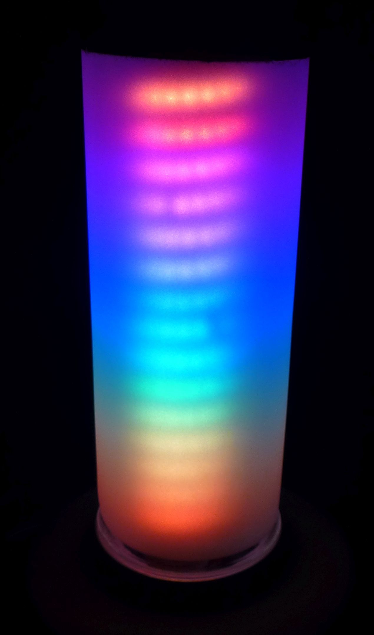 DiscoJar: Sound Reactive Lamp With 288 RGB LEDs : 6 Steps (with ...