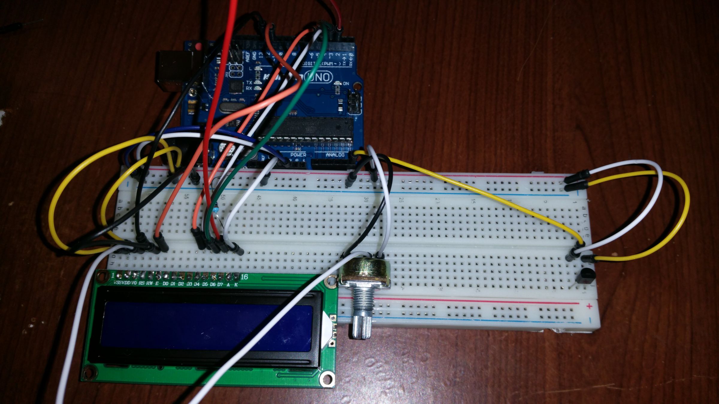 Arduino Thermometer (LM35 + LCD) : 6 Steps (with Pictures) - Instructables