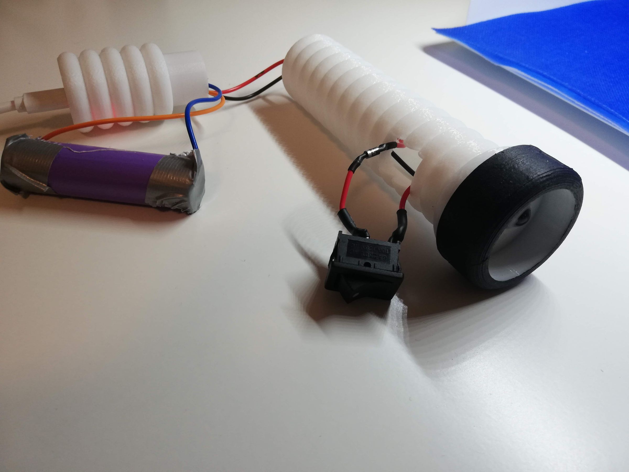 USB Rechargeable Eco Friendly Flashlight : 4 Steps (with Pictures ...