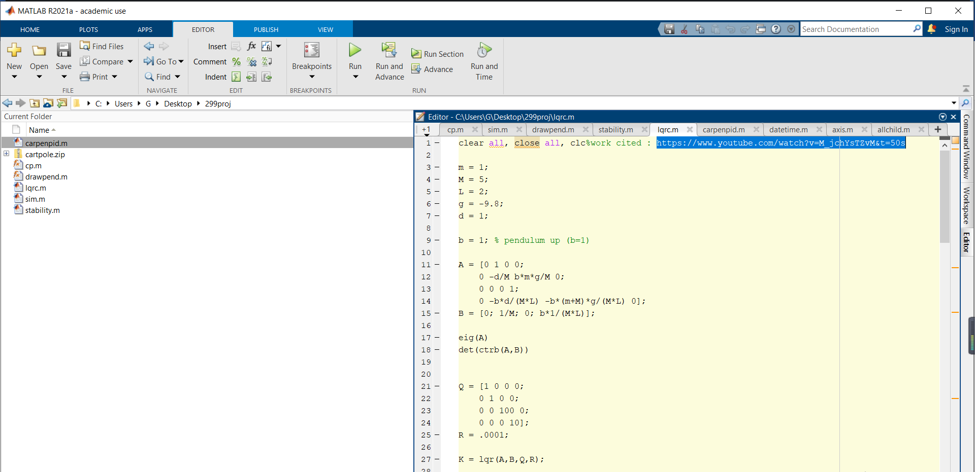 Kaiwen Zhenran 16299 Final Project Inverted Pendulum : 11 Steps - Instructables
