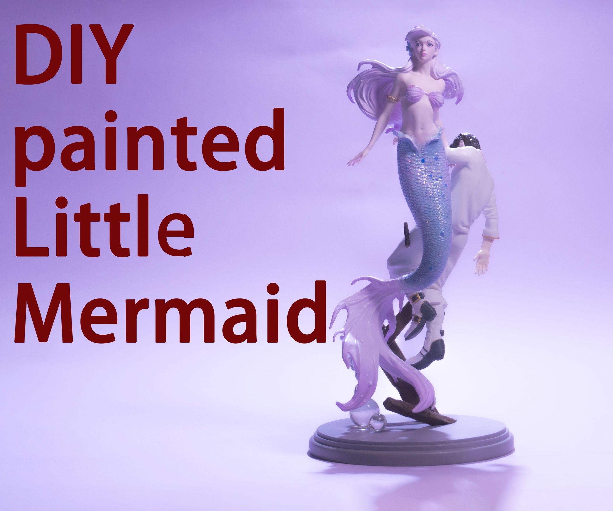 Personalized Painting, Creative DIY: Paint Your Own Little Mermaid ...