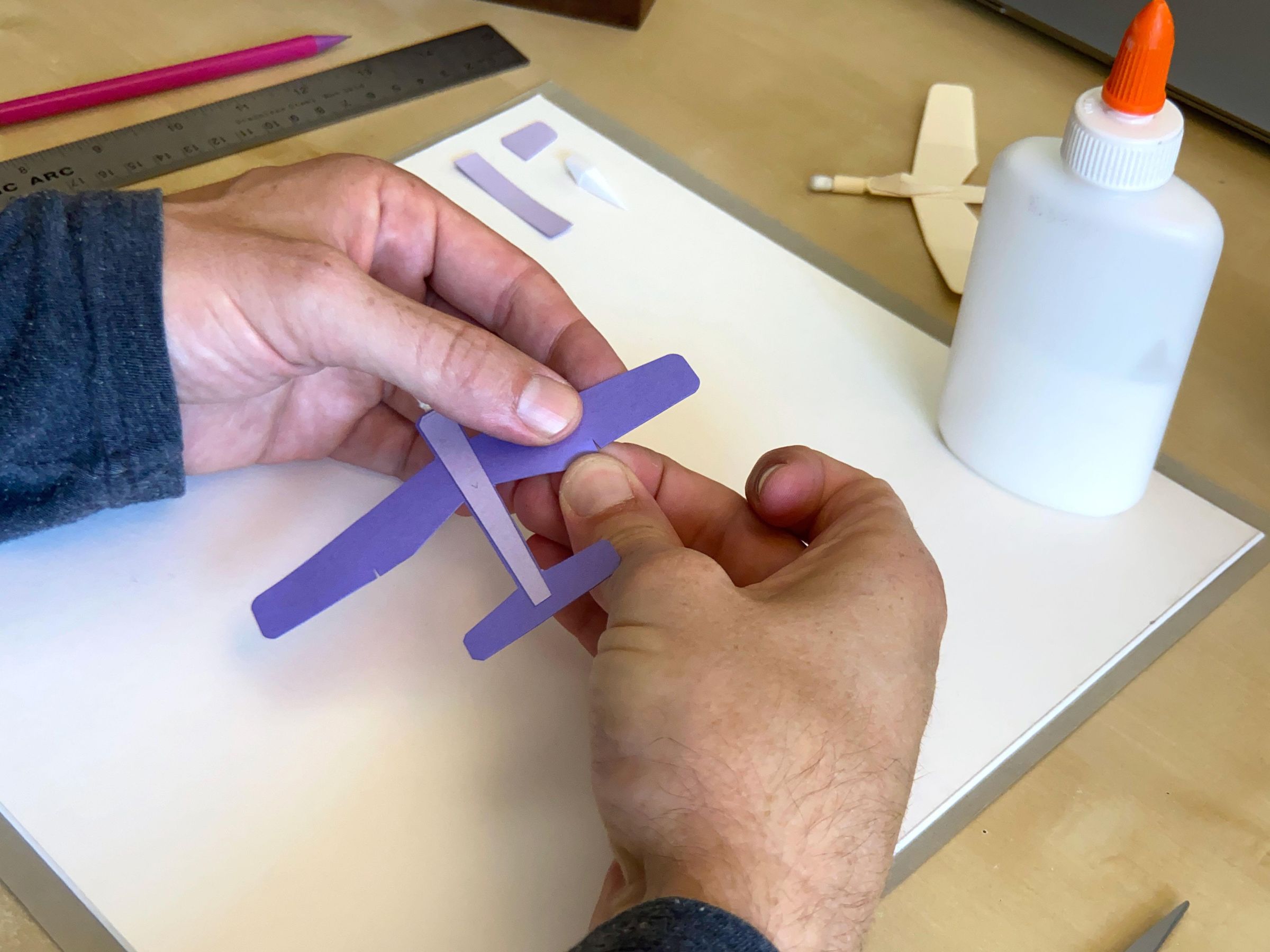 Cotton Swab Card Stock Micro Gliders : 9 Steps (with Pictures ...