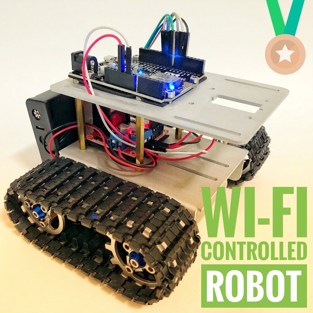 Wi Fi Controlled Robot Using Wemos D1 Esp8266 Arduino Ide And Blynk App 11 Steps With