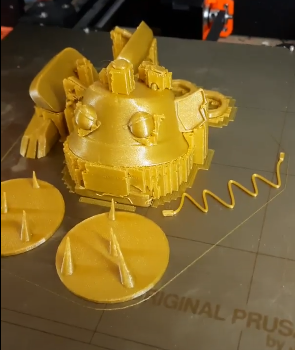 Monkey Bomb From Arcane - Shaking Head Toy (3D Printed) : 4 Steps ...