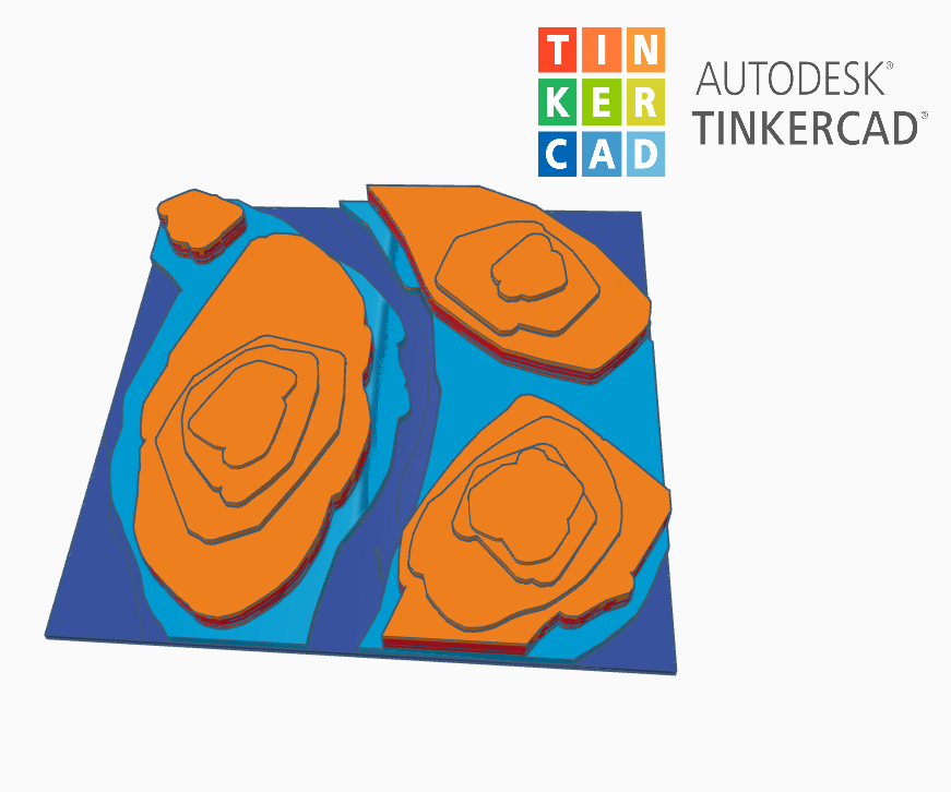 How to Make Contour Map With Tinkercad : 6 Steps (with Pictures ...