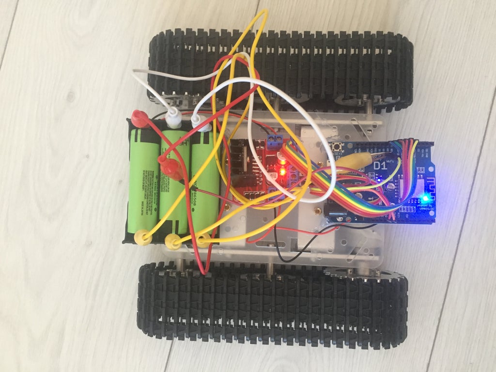 Wi Fi Controlled Robot Using Wemos D1 Esp8266 Arduino Ide And Blynk App 11 Steps With