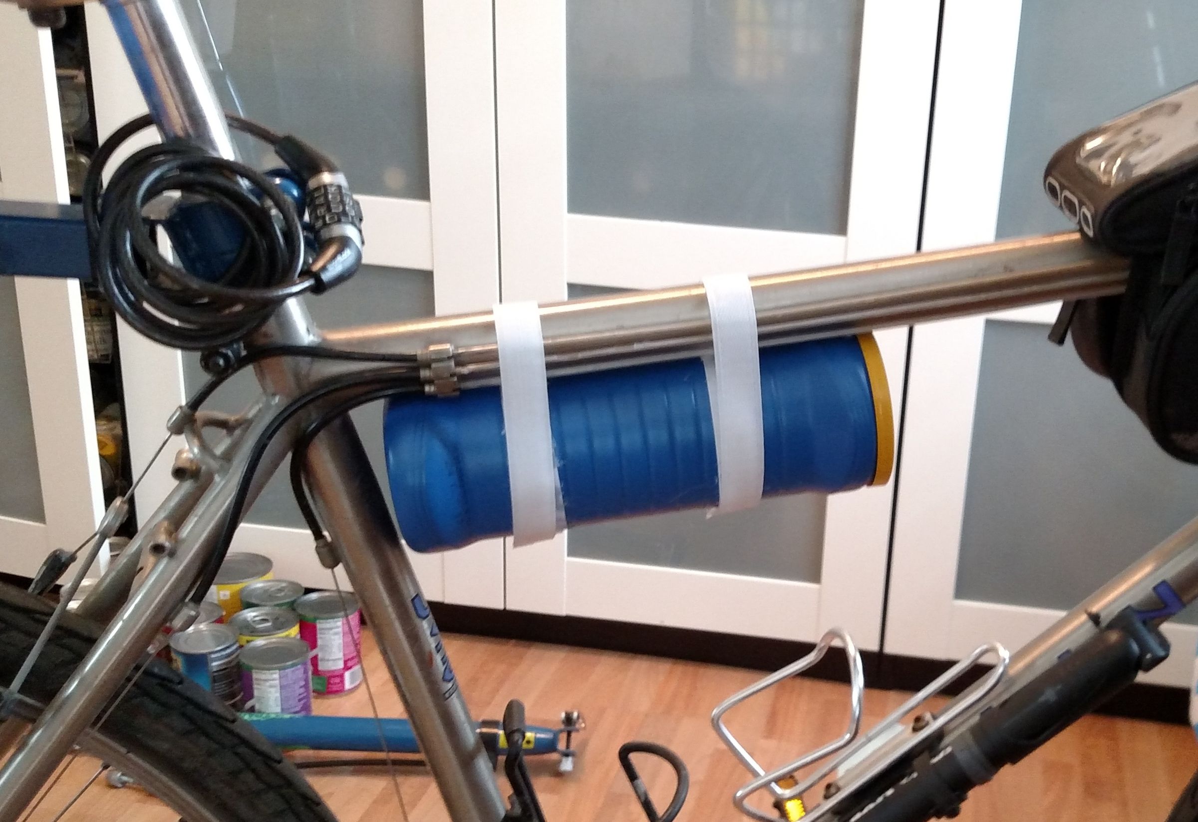 Upcycled Chip Can Bike Bag : 5 Steps (with Pictures) - Instructables