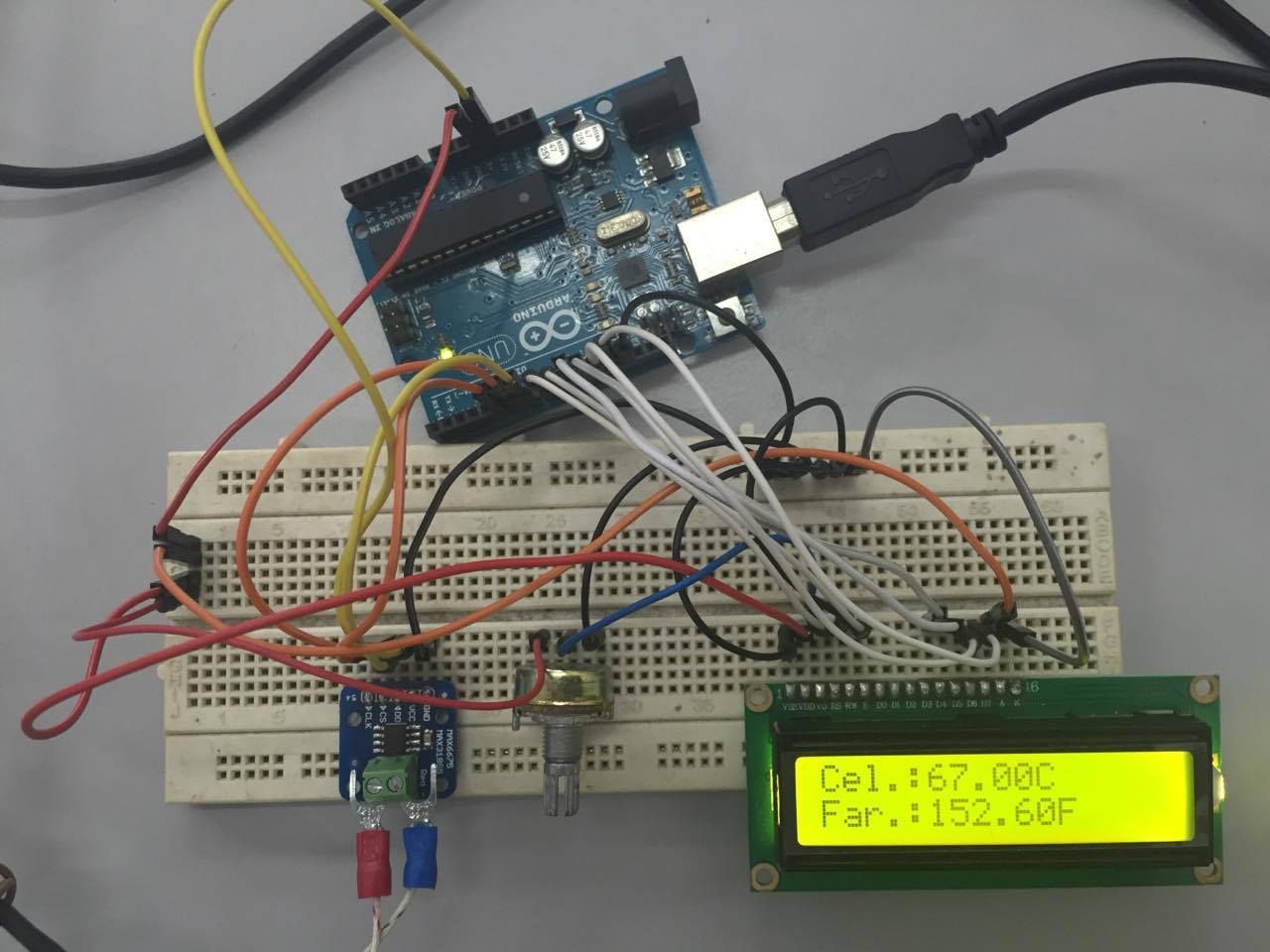 Thermocouple Amplifier and K-Type Thermocouple Interface With Arduino ...