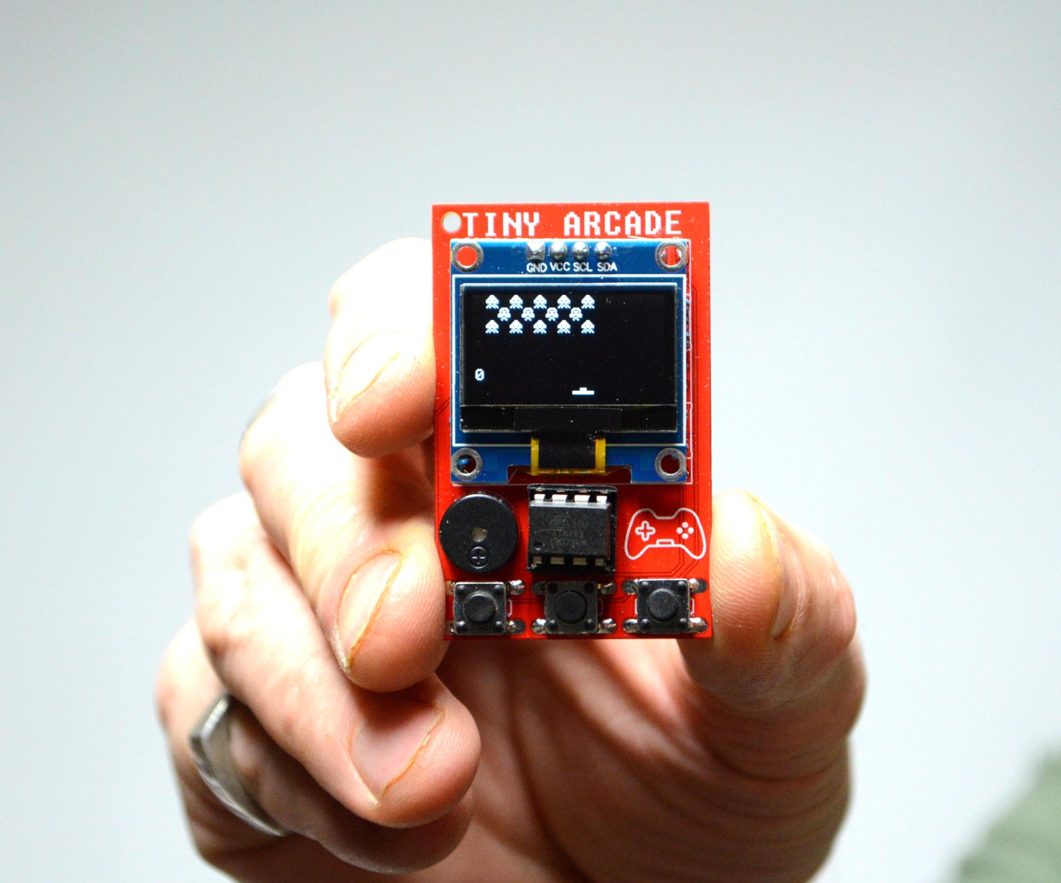 Tiny Arcade Game - Attiny85 Build : 7 Steps (with Pictures) - Instructables