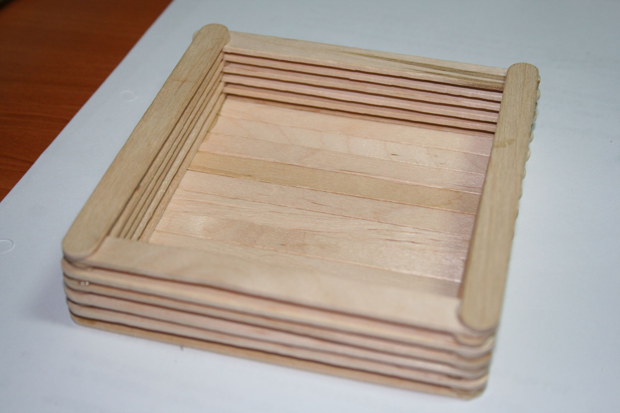 DIY Tray Made of Ice Cream Sticks : 5 Steps - Instructables