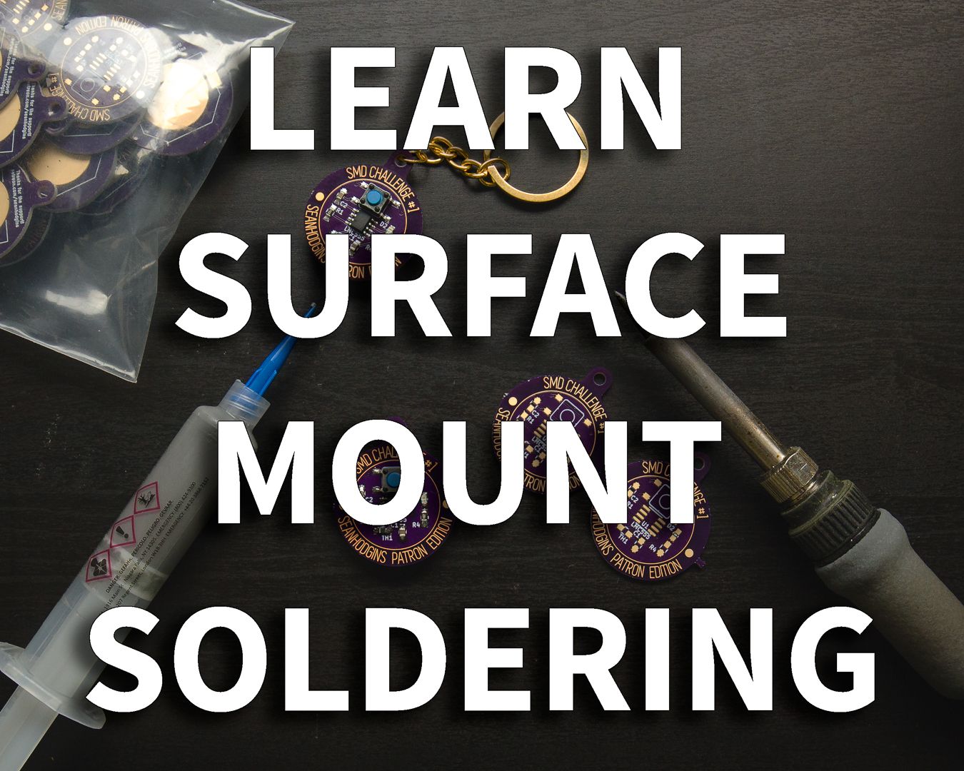 Learn to Surface Mount Solder Using an SMD Challenge PCB : 12 Steps ...
