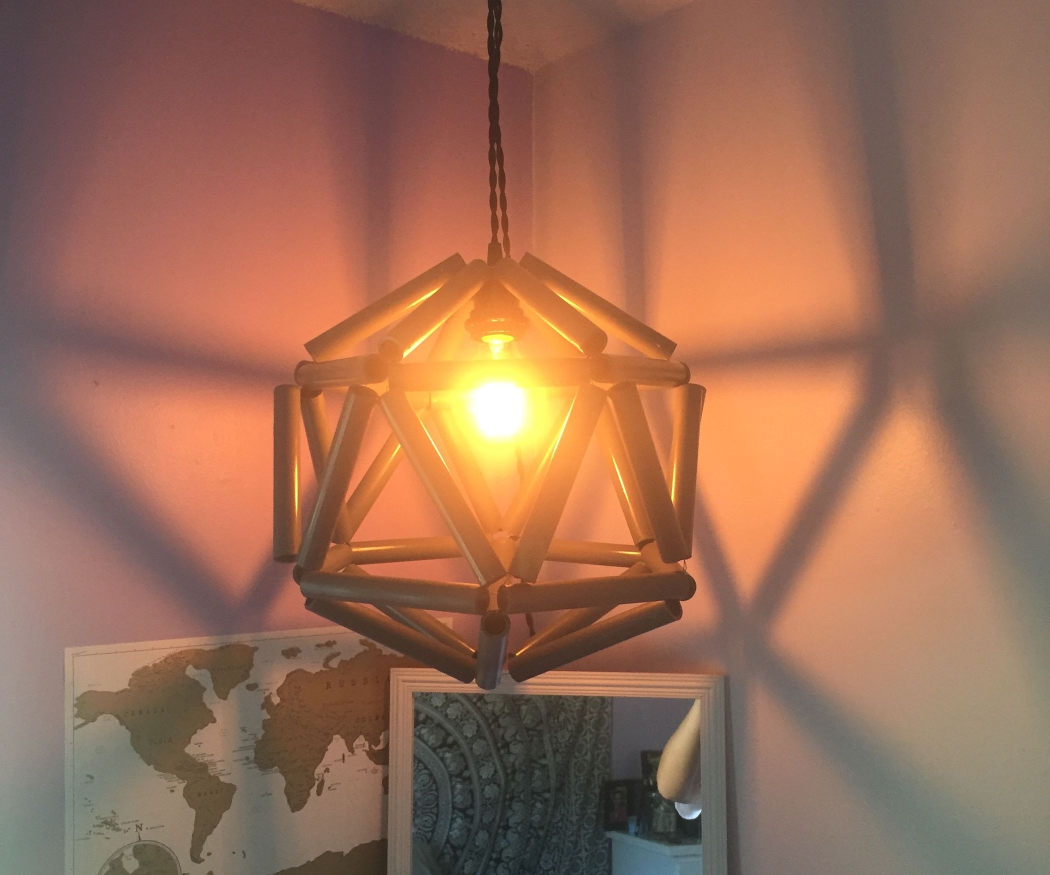 Geometric Pendant Lamp : 5 Steps (with Pictures) - Instructables