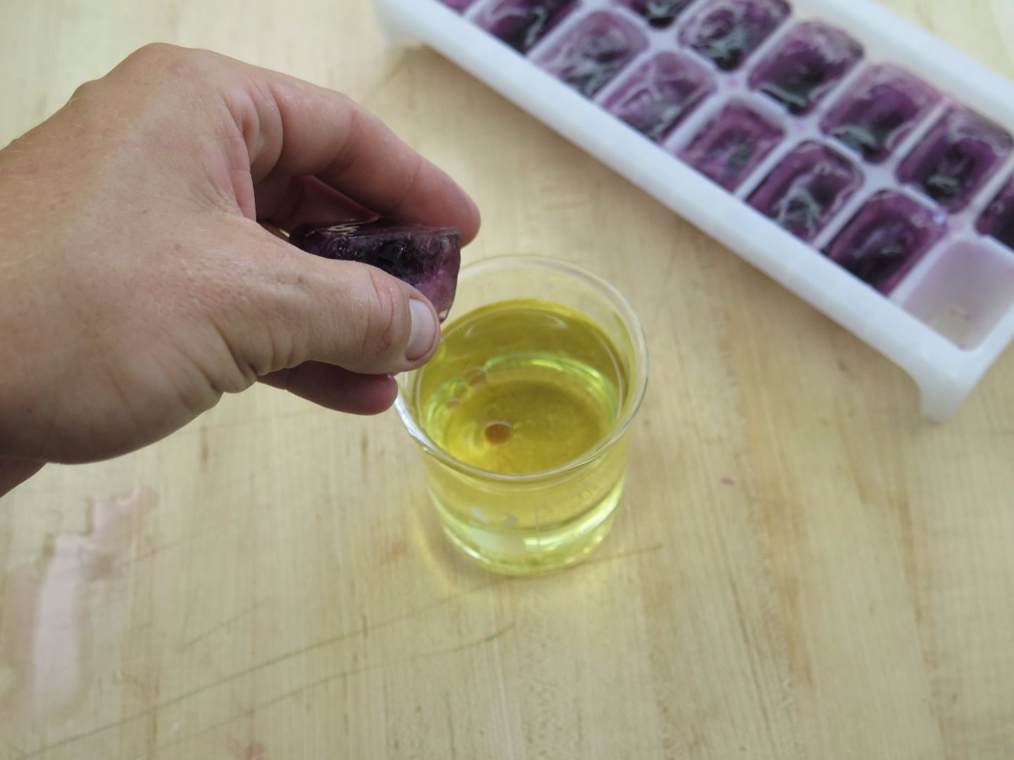 Oil and Ice Density Experiment : 4 Steps (with Pictures) - Instructables