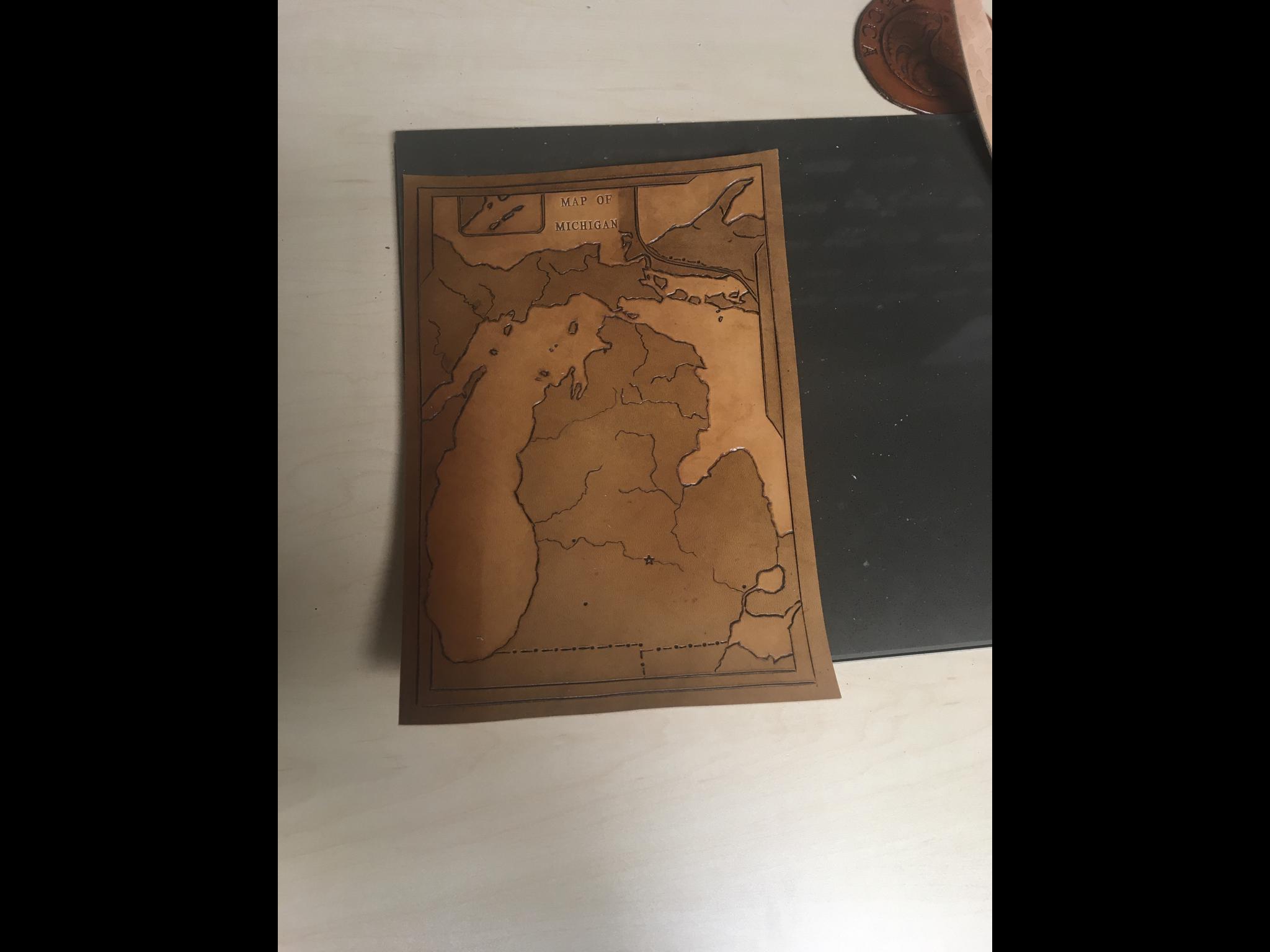 Leather Map Carving : 3 Steps (with Pictures) - Instructables