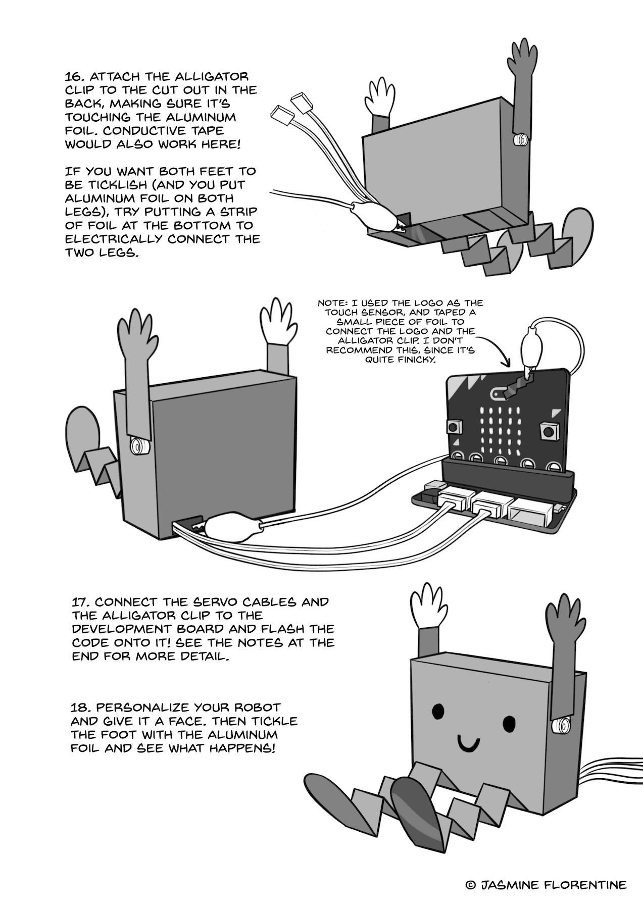 Make a Ticklish Robot : 8 Steps (with Pictures) - Instructables