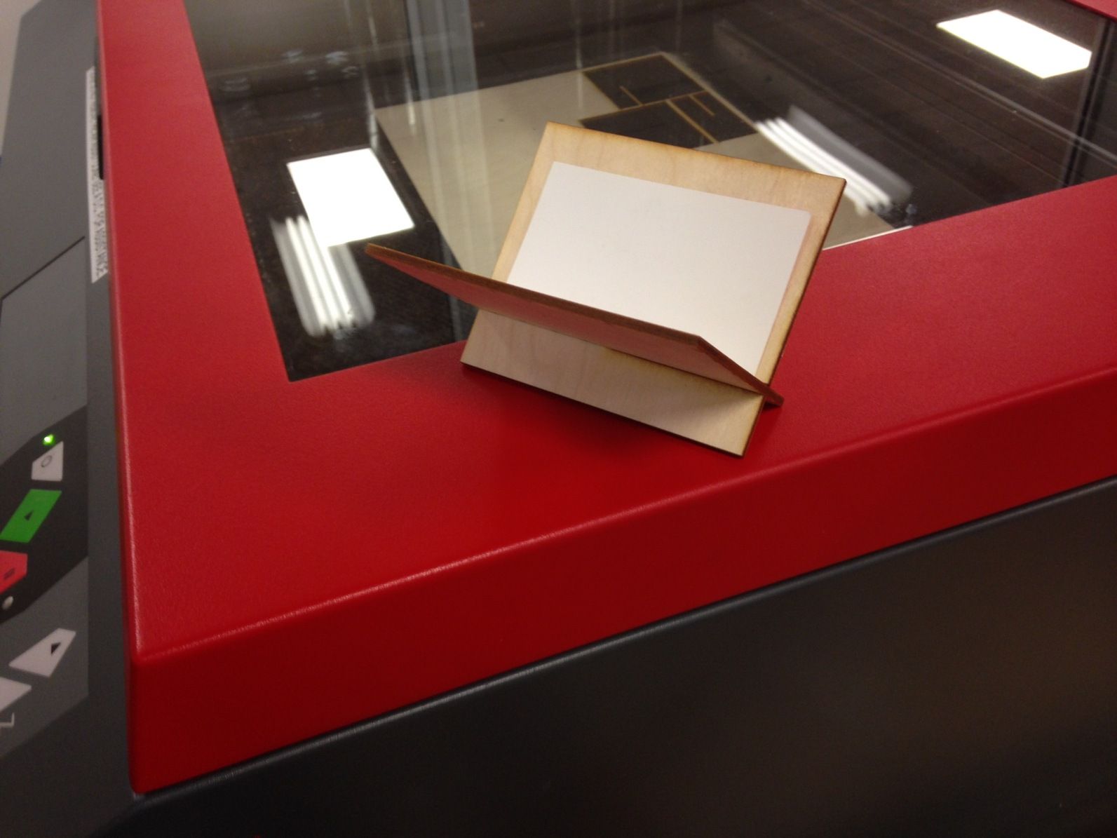 Laser Cut Business Card Holder - Made @ TechShop - Instructables