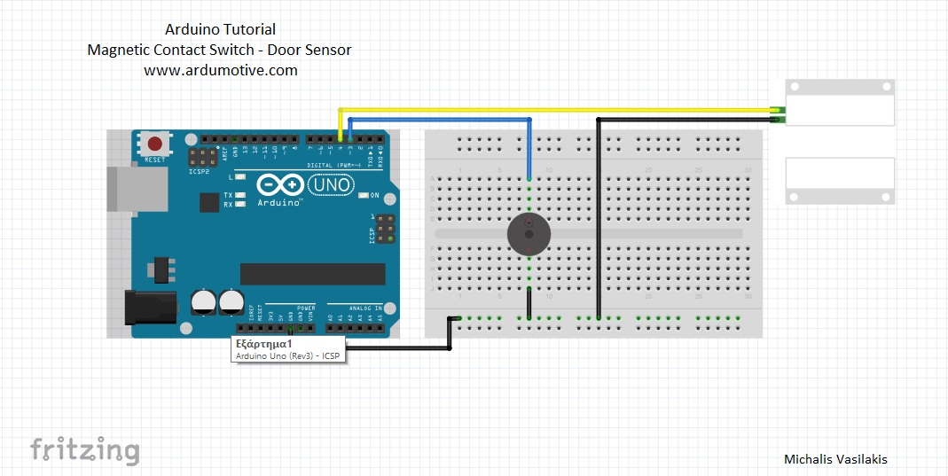 How to Use a Magnetic Door Switch / Sensor With Arduino : 4 Steps ...