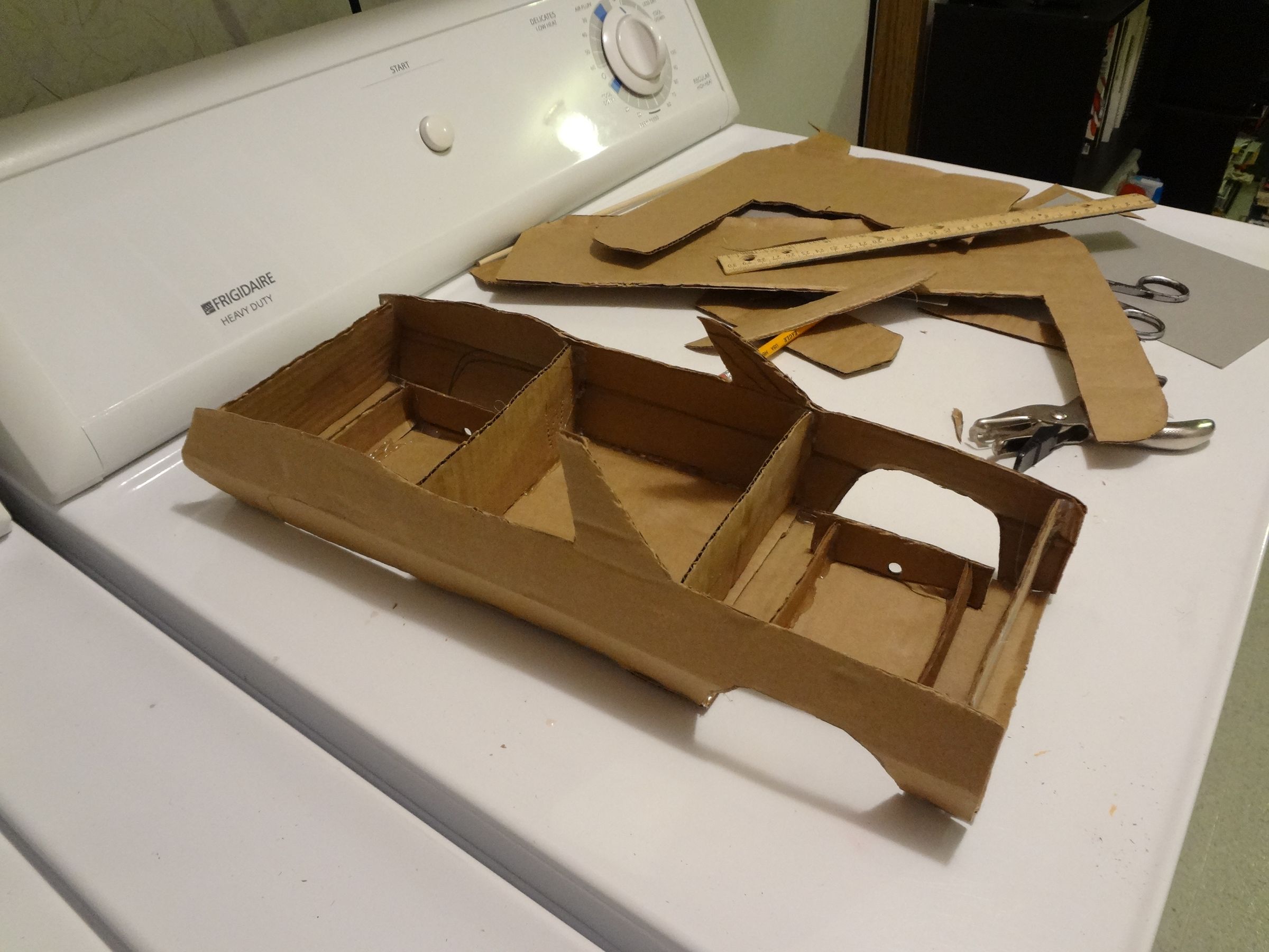 Paper Mache Cardboard Car. : 7 Steps (with Pictures) - Instructables