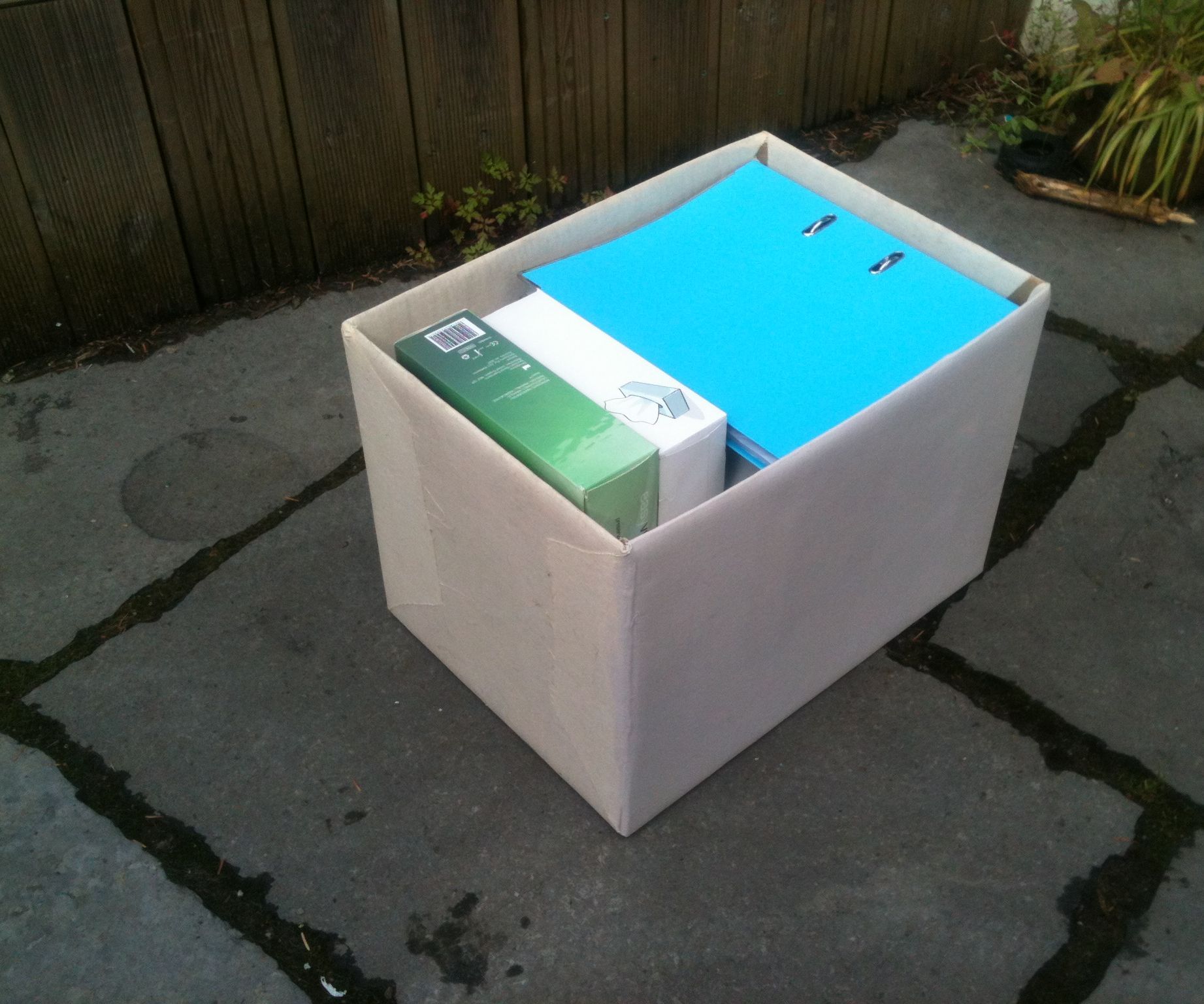 Canvas Re-inforced Cardboard Storage Box : 5 Steps (with Pictures ...