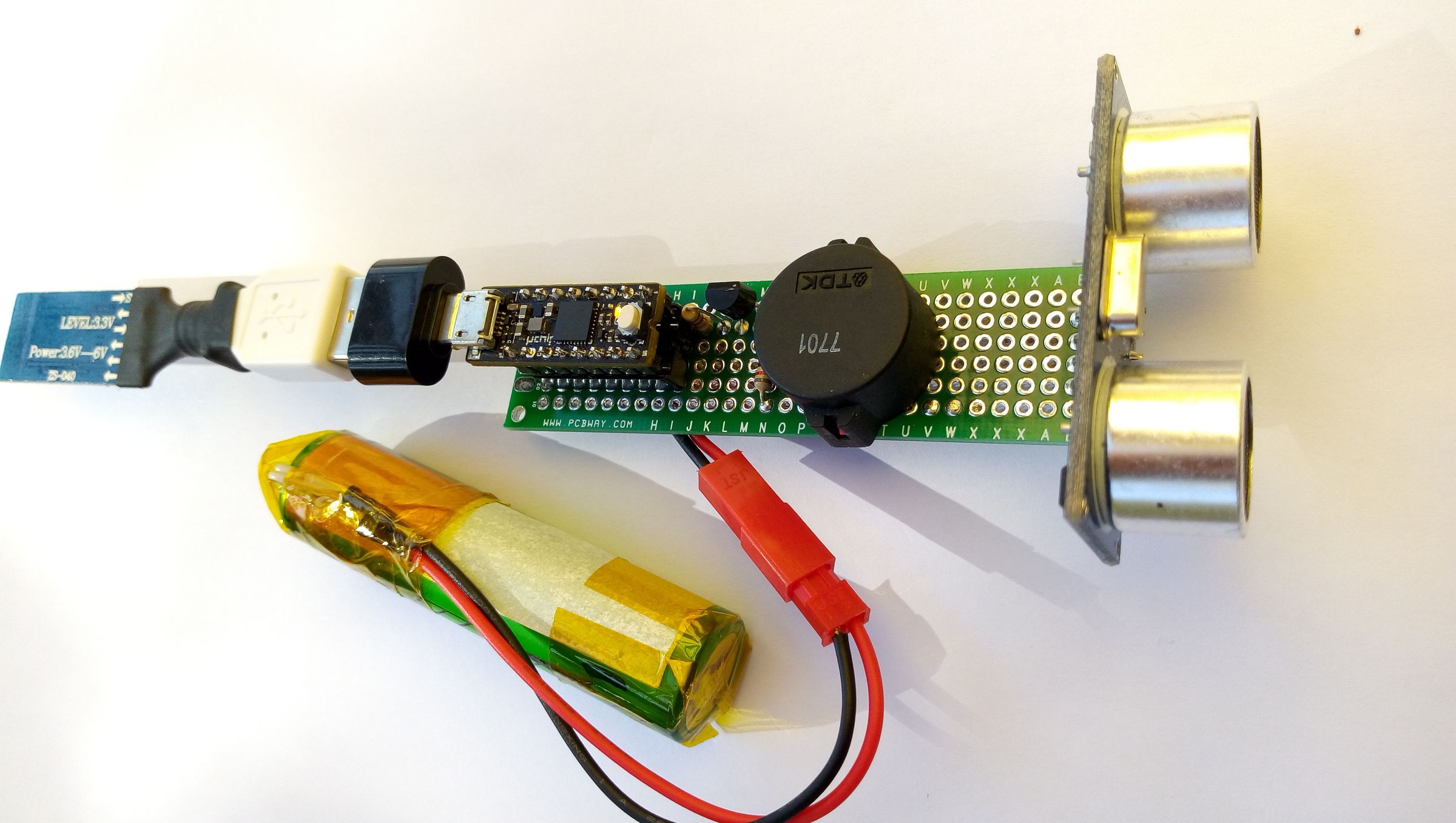 UChip - BEEP Sonar Sensor With Bluetooth Data Transmission : 4 Steps ...