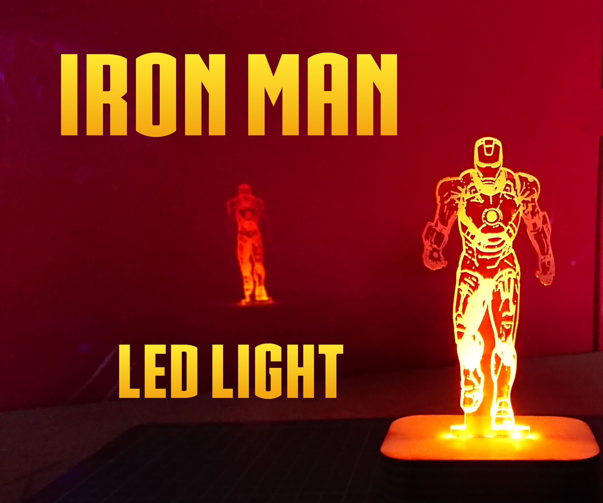 Iron Man Led Light : 5 Steps (with Pictures) - Instructables