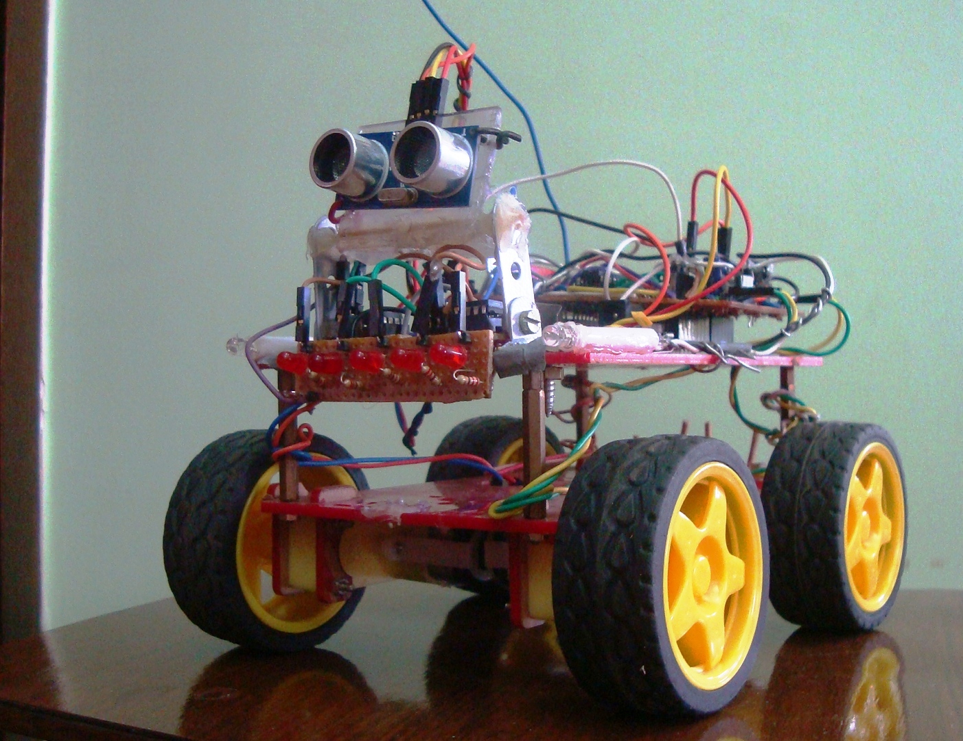 The Wireless,Obstacle Detecting,Beeping Robot Using Arduinos! : 11 ...