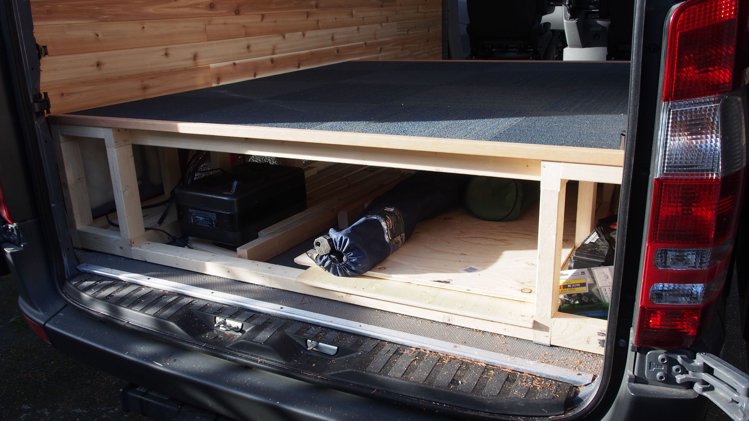 Storage Platform for the Back of Your Camper Van : 9 Steps (with ...