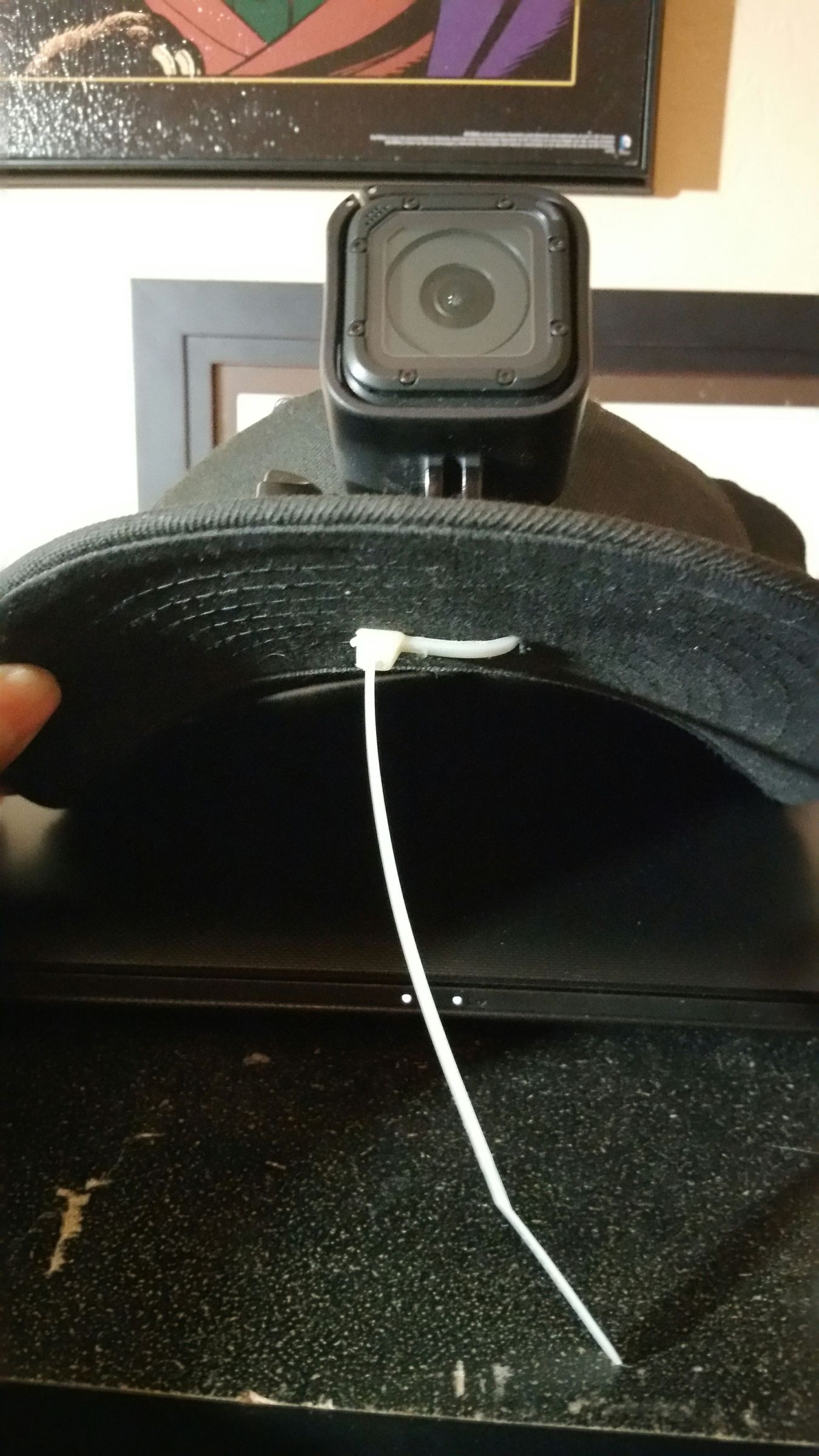 Homemade Gopro Zip Tie Hat Mount : 9 Steps (with Pictures) - Instructables