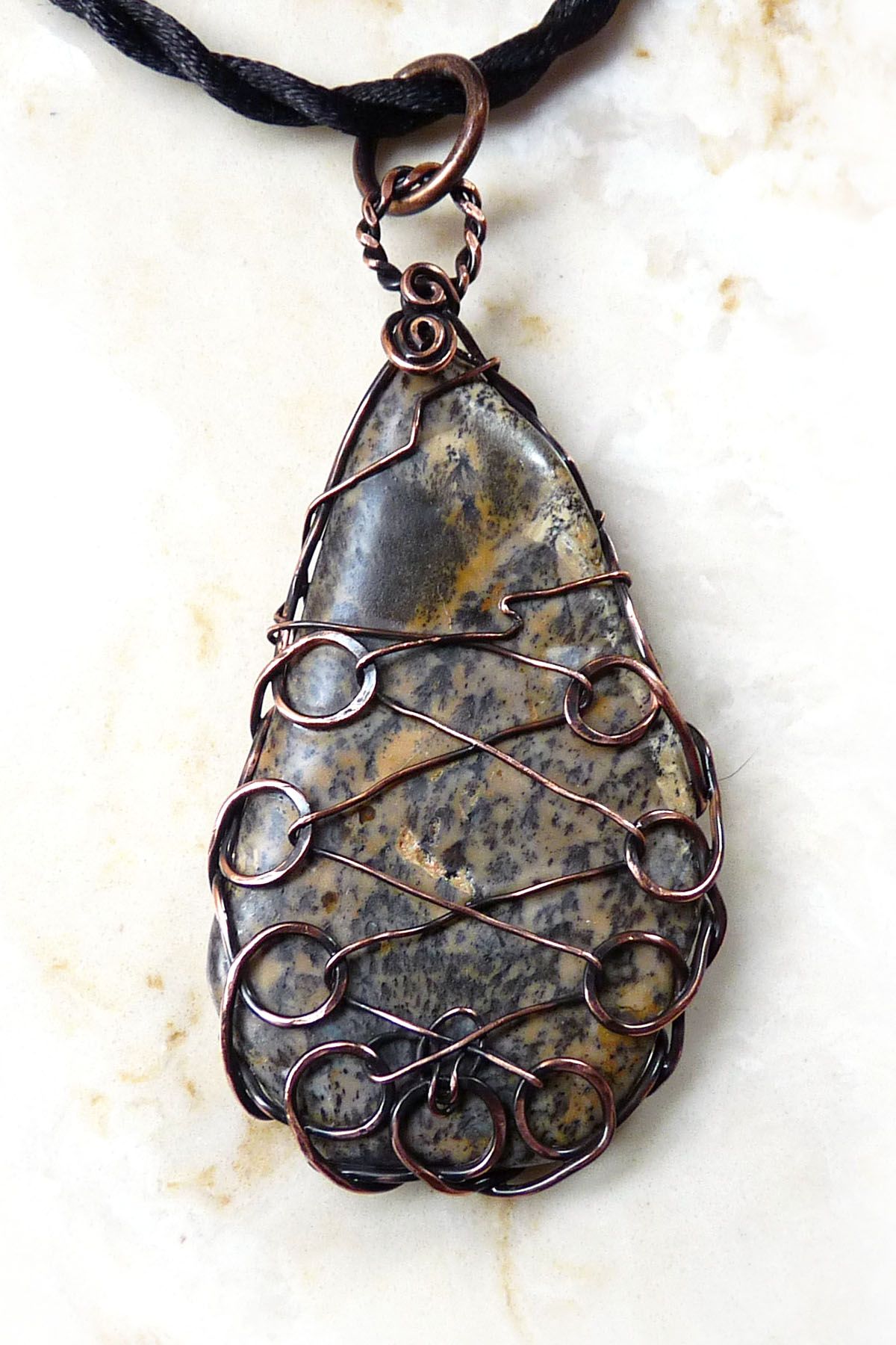 Laced Up Stone Wire Wrapped Pendant : 16 Steps (with Pictures ...