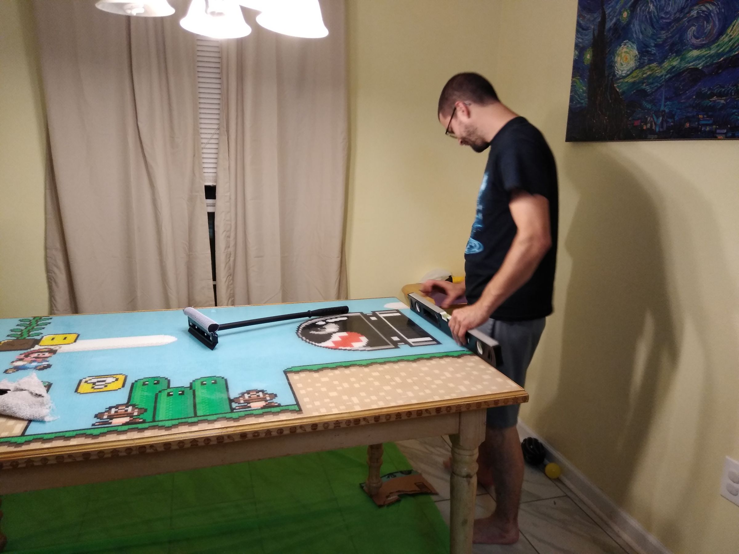 Mario Mosaic Tabletop : 10 Steps (with Pictures) - Instructables