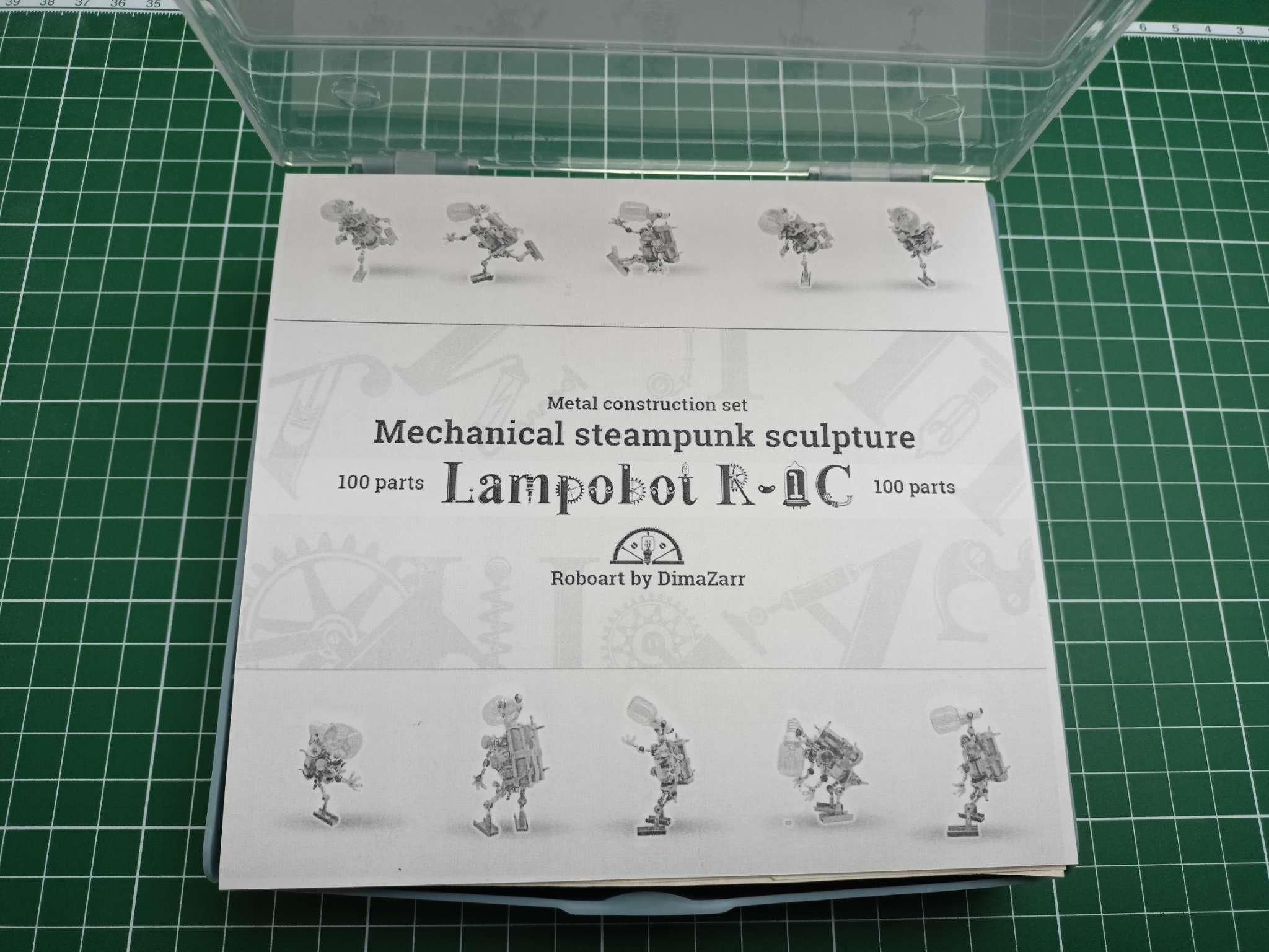 DIY Mechanical Sculpture Steampunk Robot. Lamp Tube Bot : 11 Steps ...