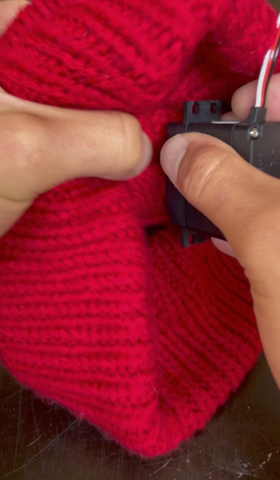 Propeller Beanie With Continuous Servo Motor and Conductive Thread ...