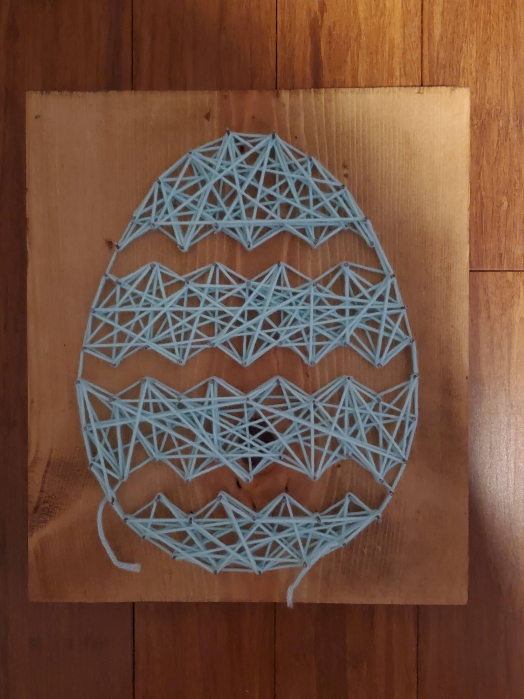 Yarn Easter Egg Sign : 4 Steps (with Pictures) - Instructables