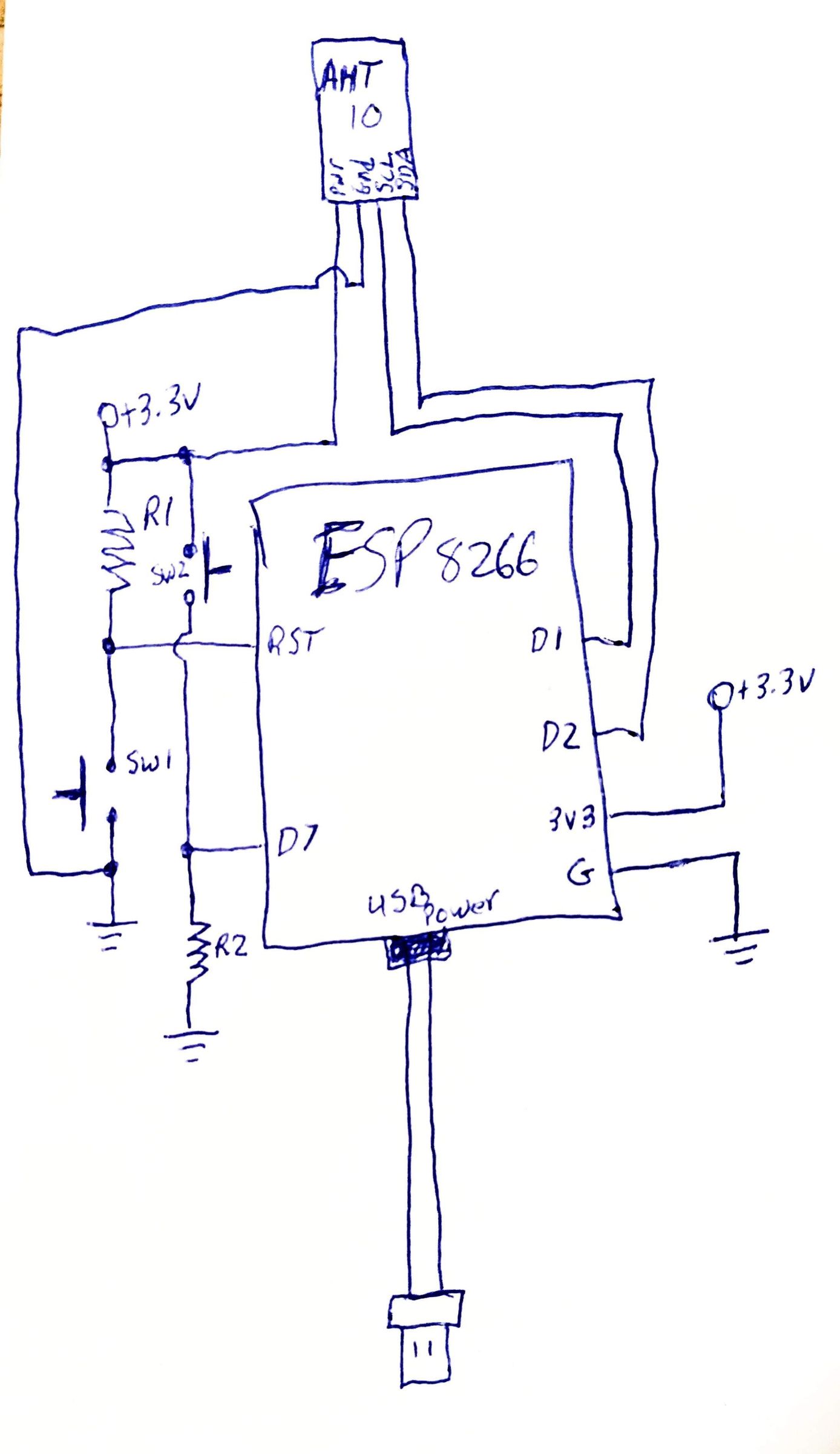 WiFi Enabled Temperature/Humidity Sensor Using ESP8266 (TempBuddy ...