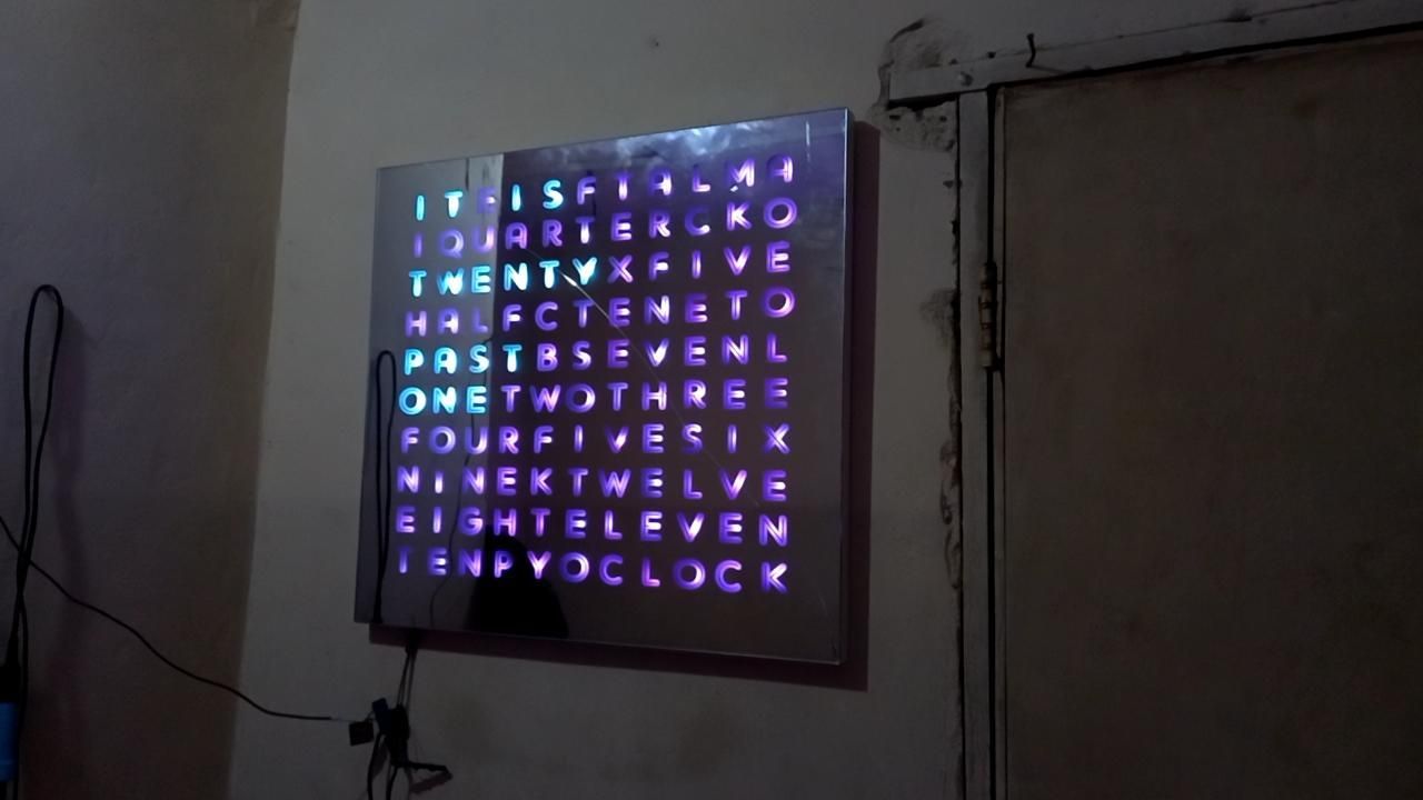 Animated Word Clock : 5 Steps (with Pictures) - Instructables