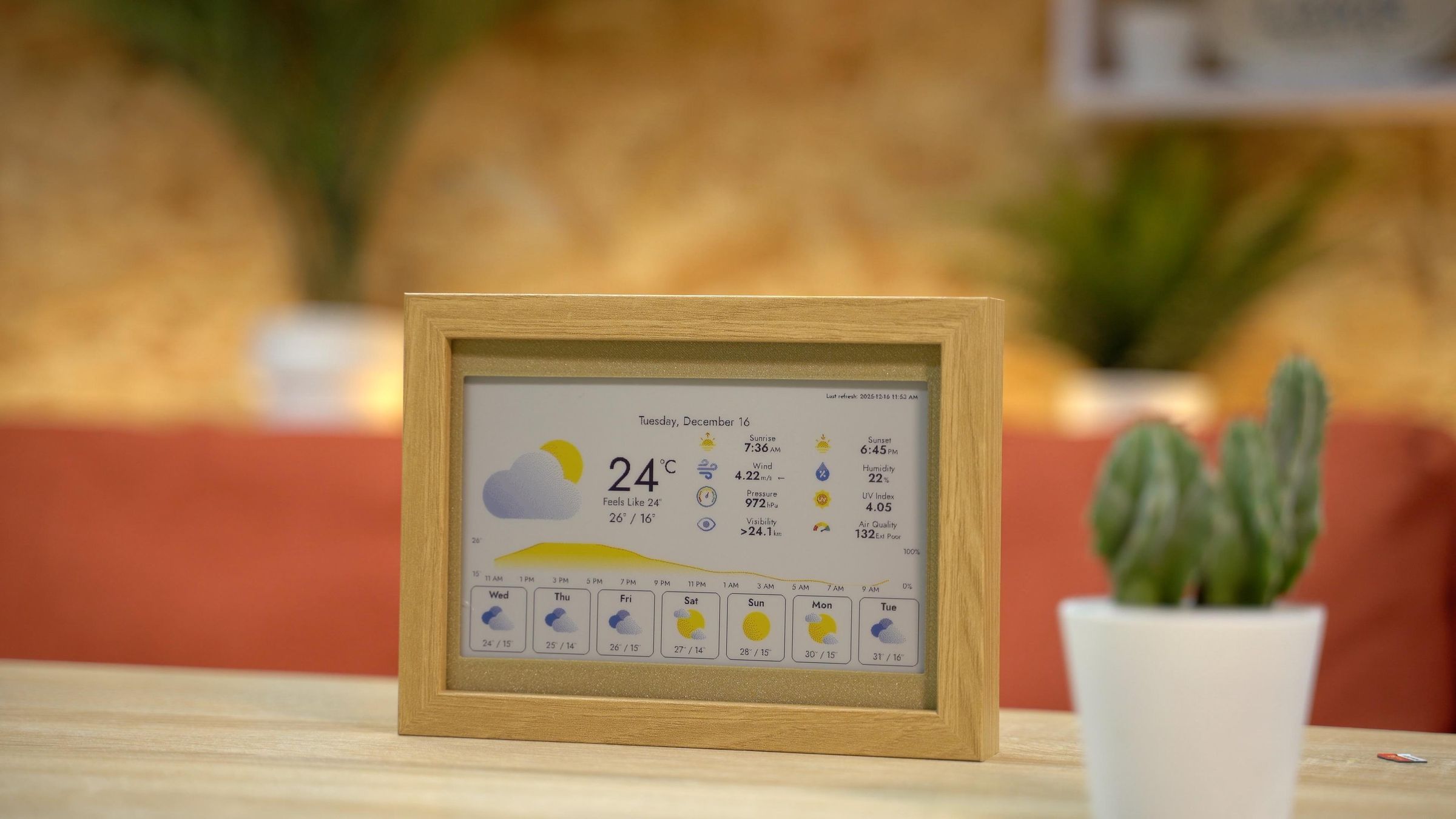 Build a COLOUR E-INK DASHBOARD - Weather | Calendar | Photos | News ...