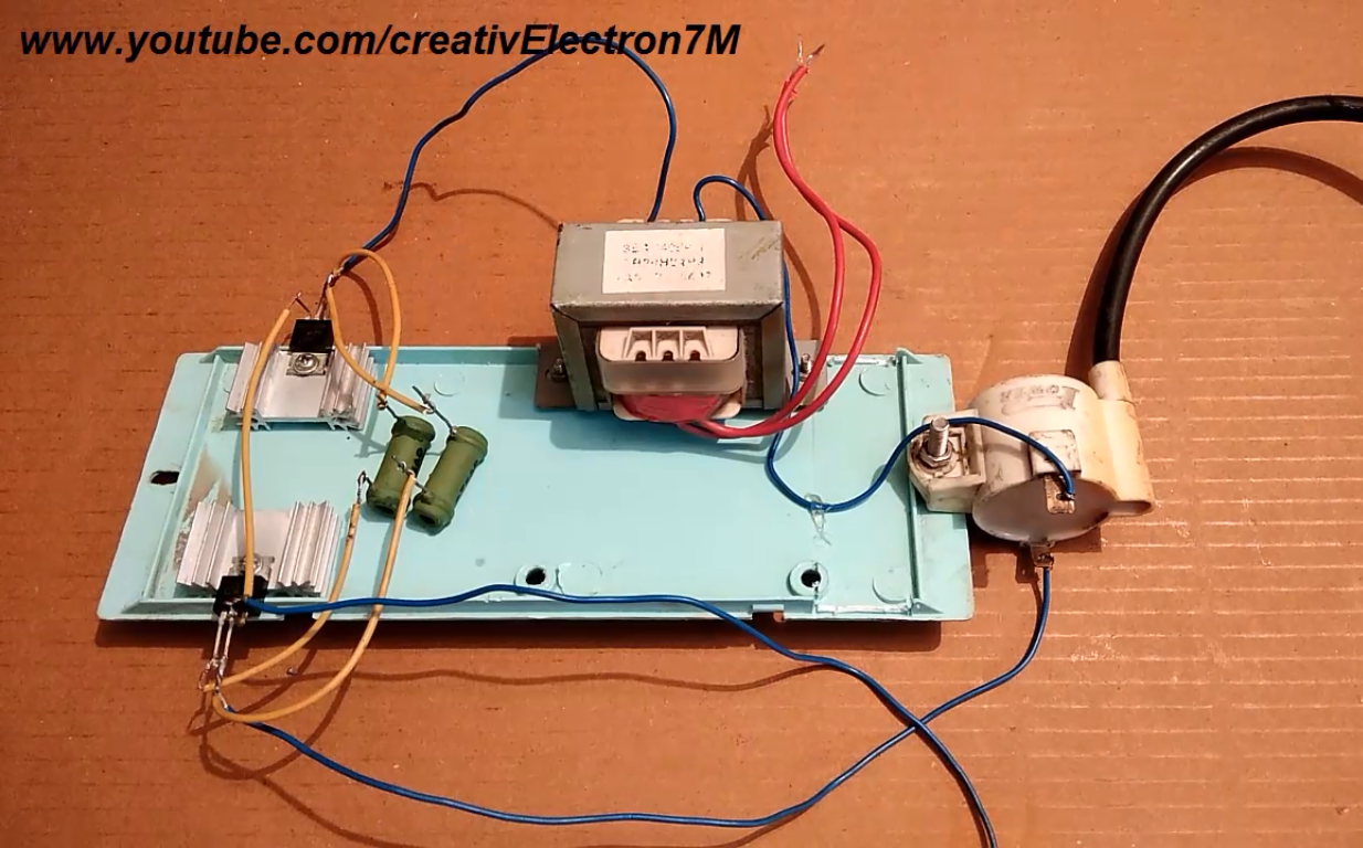 12V DC to 50KV AC High Voltage Plasma Generator Circuit: : 4 Steps ...